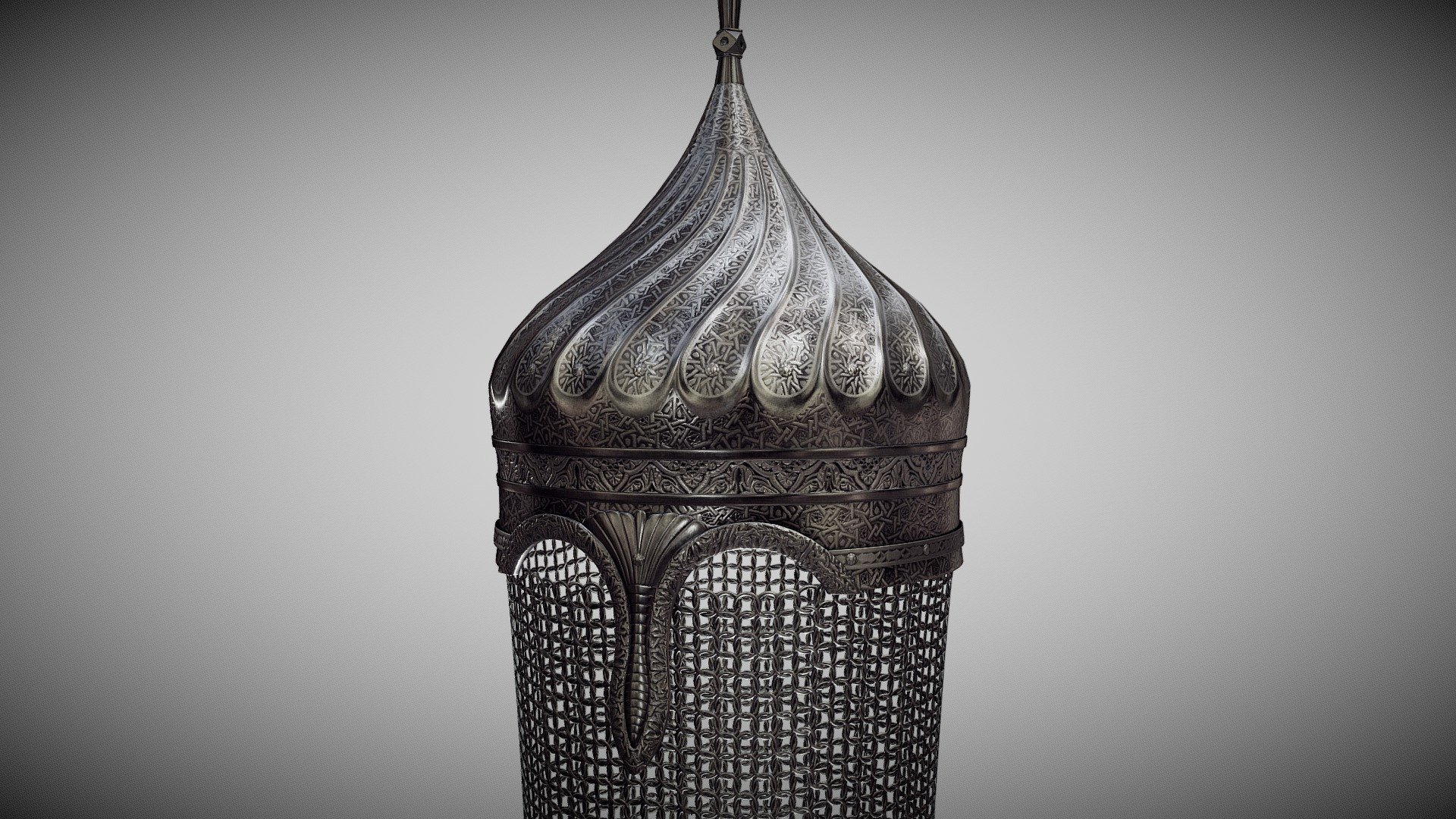 Decorated Islamic Helmet - Buy Royalty Free 3D model by avatrass ...
