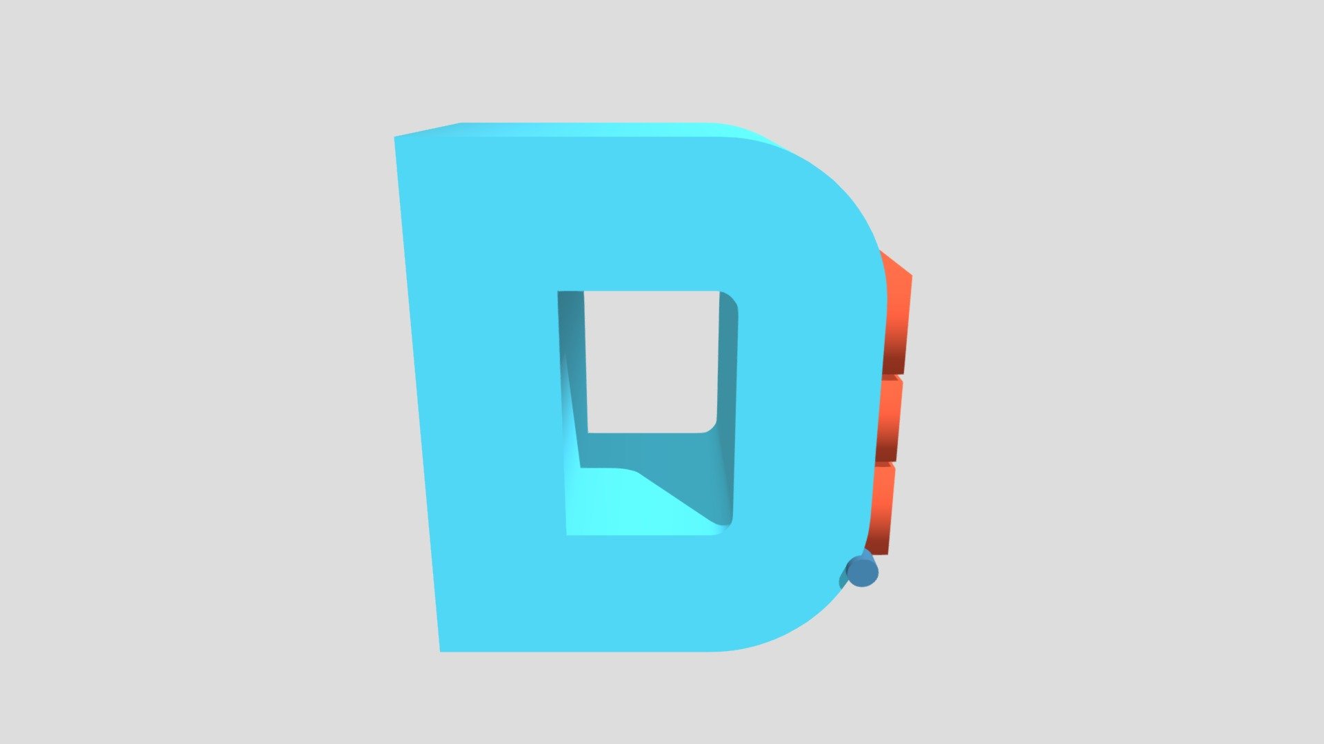 D3 Logo Finished - 3D model by atmadaenygma [ce49df4] - Sketchfab