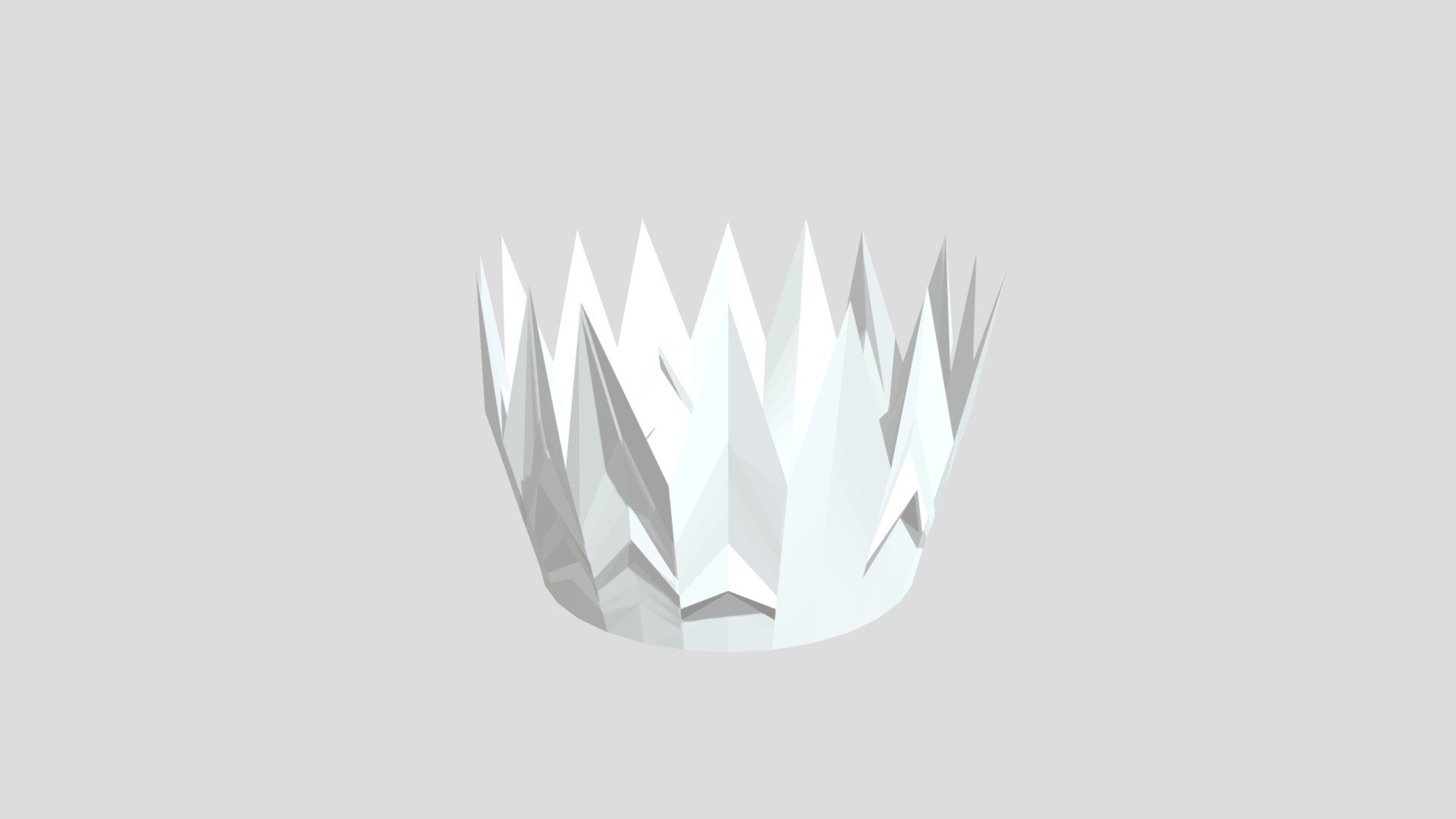 low poly diamond pointy crown - 3D model by Tan (@itstanxr) [ce4ae0d ...