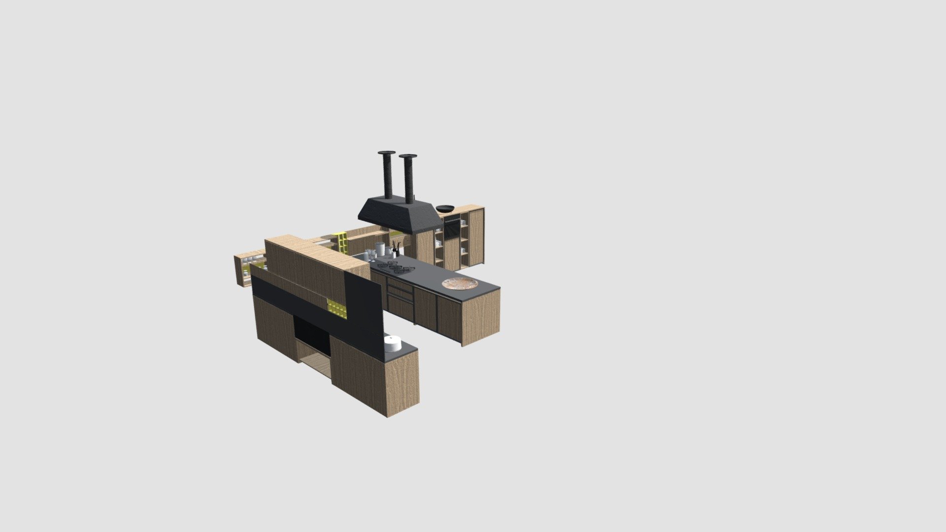 kitchen - Buy Royalty Free 3D model by Evermotion [ce4c90c] - Sketchfab ...