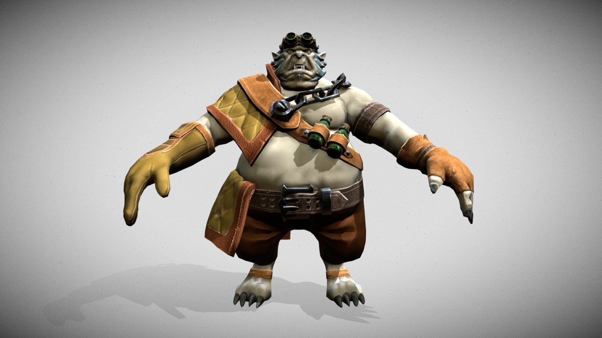 Stylised Werewolf Character - 3D model by Yannakis [ce4cf9c] - Sketchfab