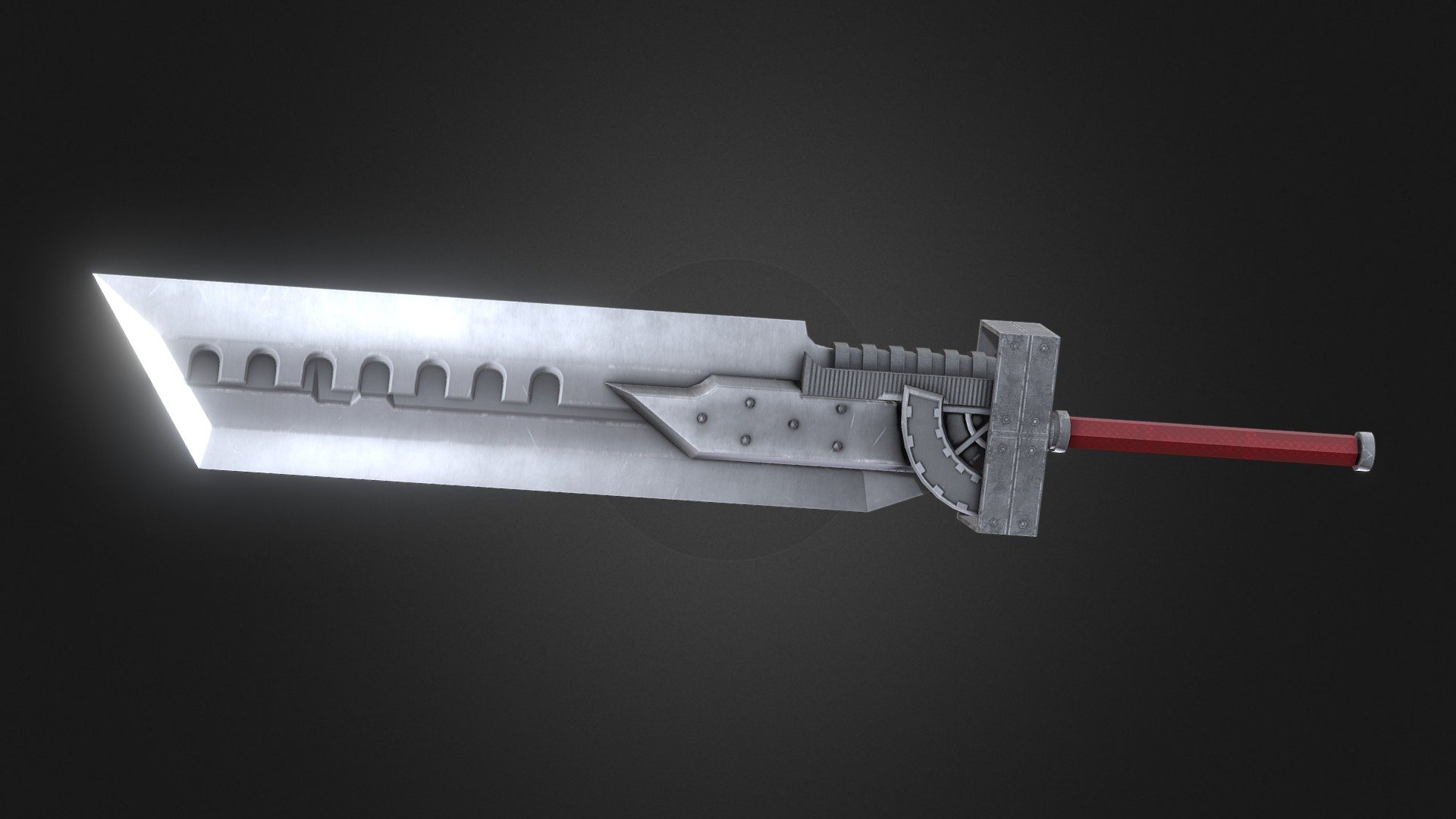 The Buster Sword (Final Fantasy) - Download Free 3D model by ronildo ...