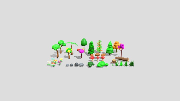 Bush 3D models - Sketchfab