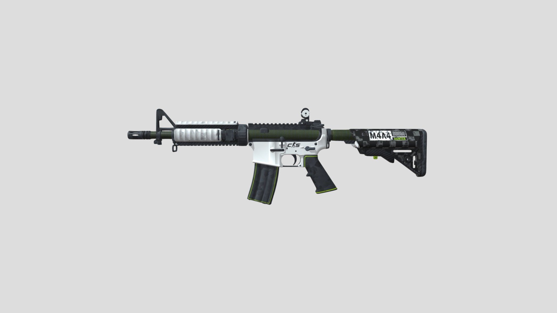 M4A4 | Clean style - 3D model by TheDoct0r2 [ce509b3] - Sketchfab