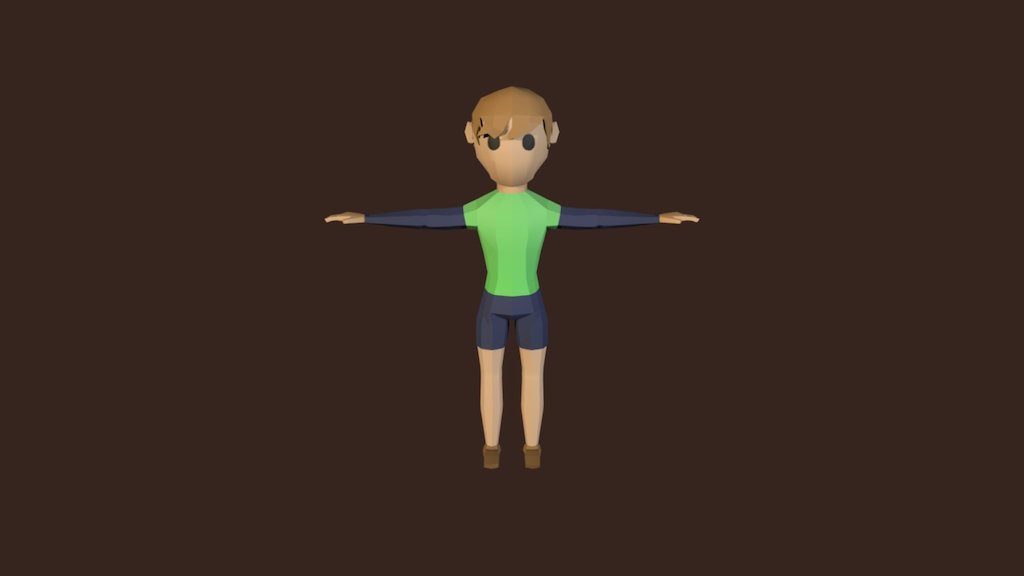 Low Poly Boy - 3D model by keruanima [ce509b9] - Sketchfab