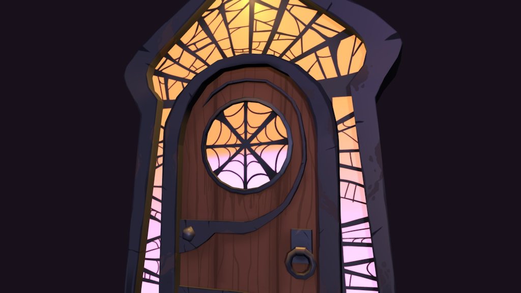 Spooky Spider Door - 3D model by tgi [ce50c38] - Sketchfab
