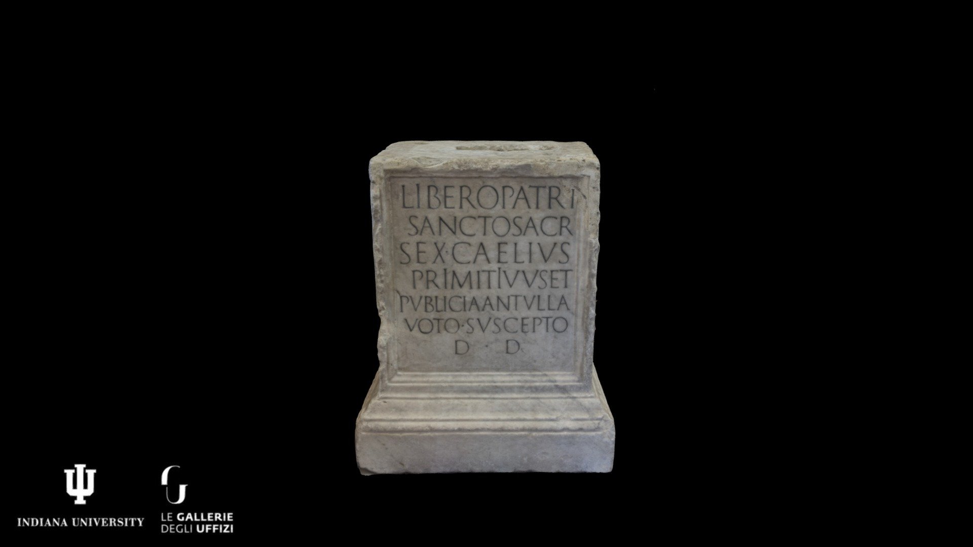 Altar to Liber Pater Inv. 1914 n. 962 - copy - 3D model by VWHL ...