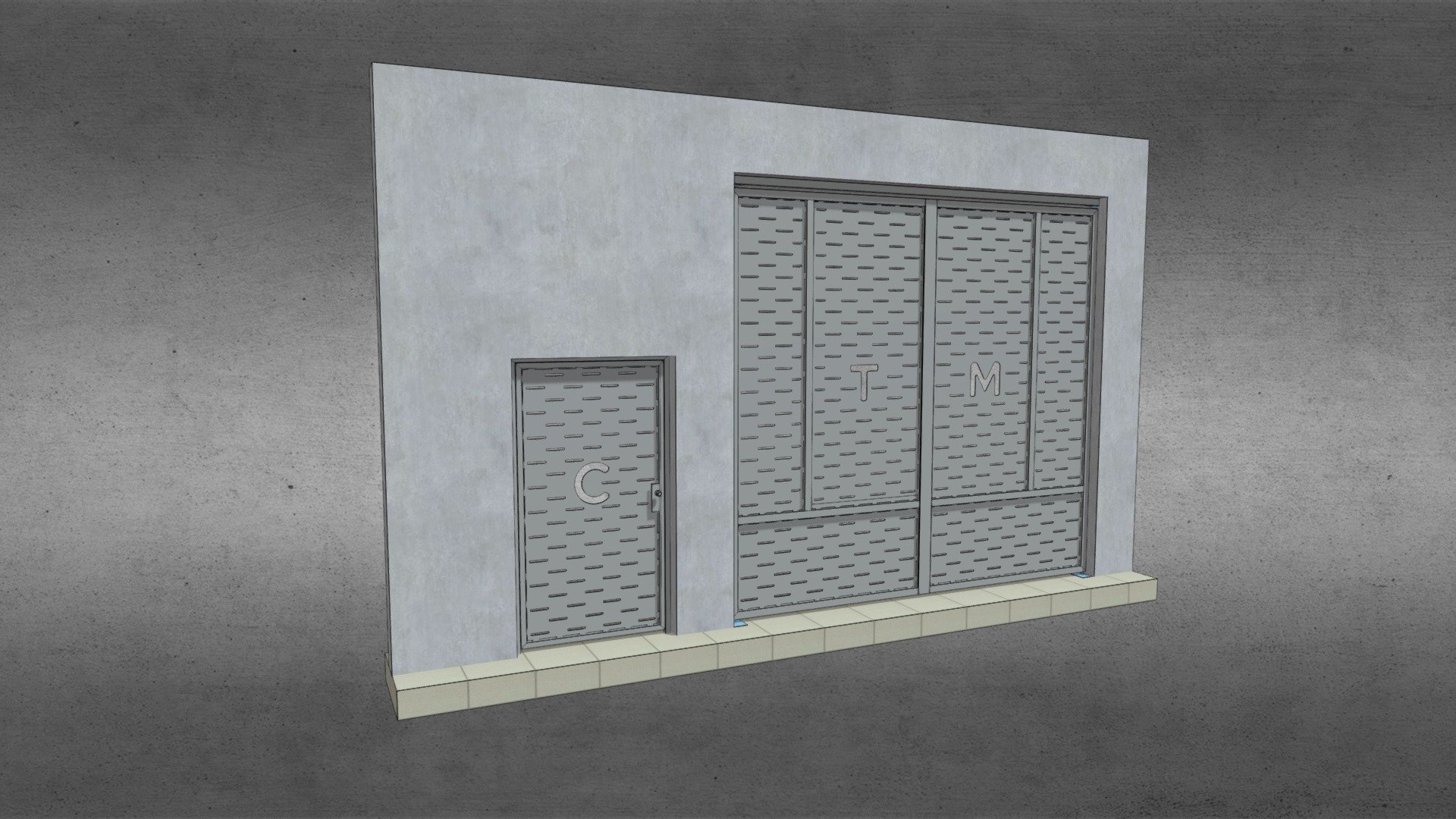 Madalin_porti metalice - Download Free 3D model by NaidarDesignProjects ...
