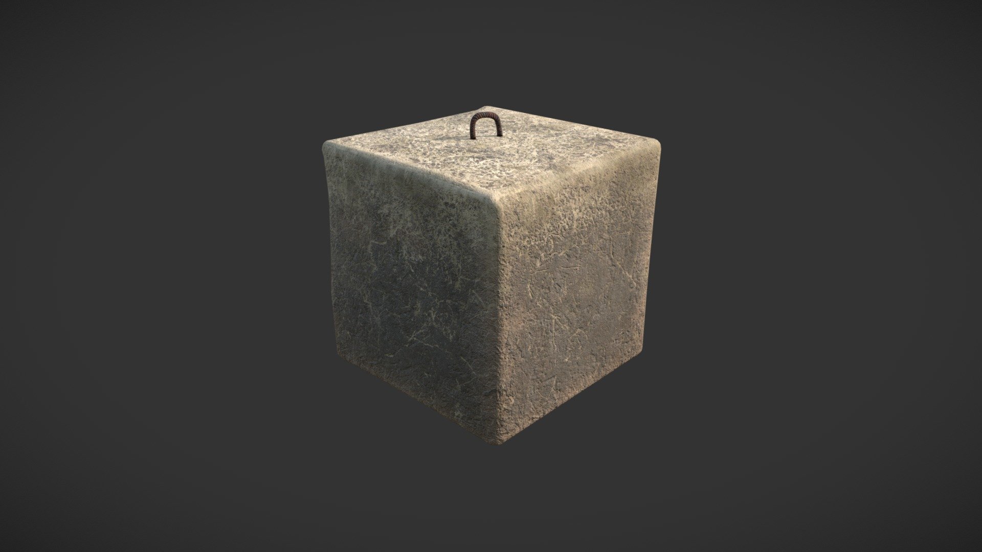 Concrete block 1x1x1 meter - Buy Royalty Free 3D model by Vertex-Design ...