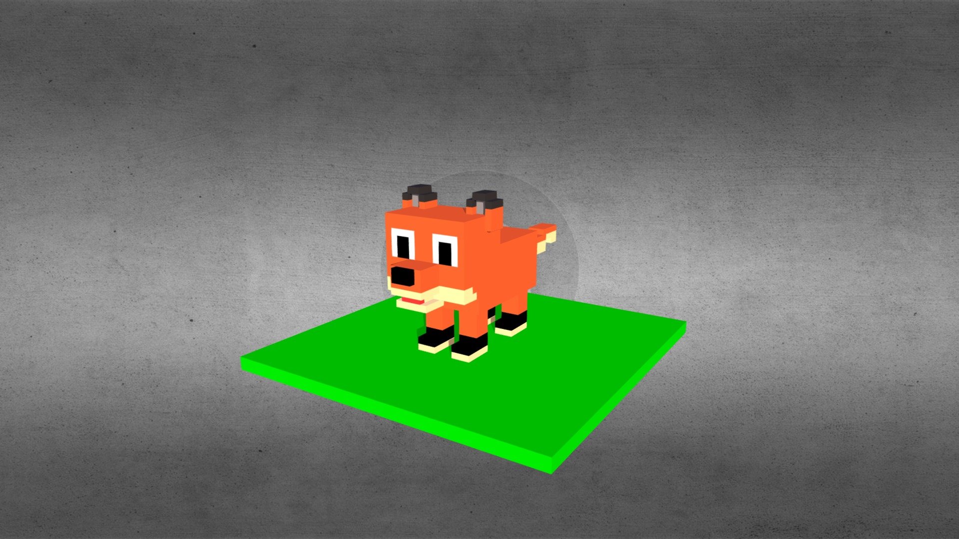 Voxel Fox - Download Free 3D model by Denis Fox (@the_foxi) [ce56581 ...