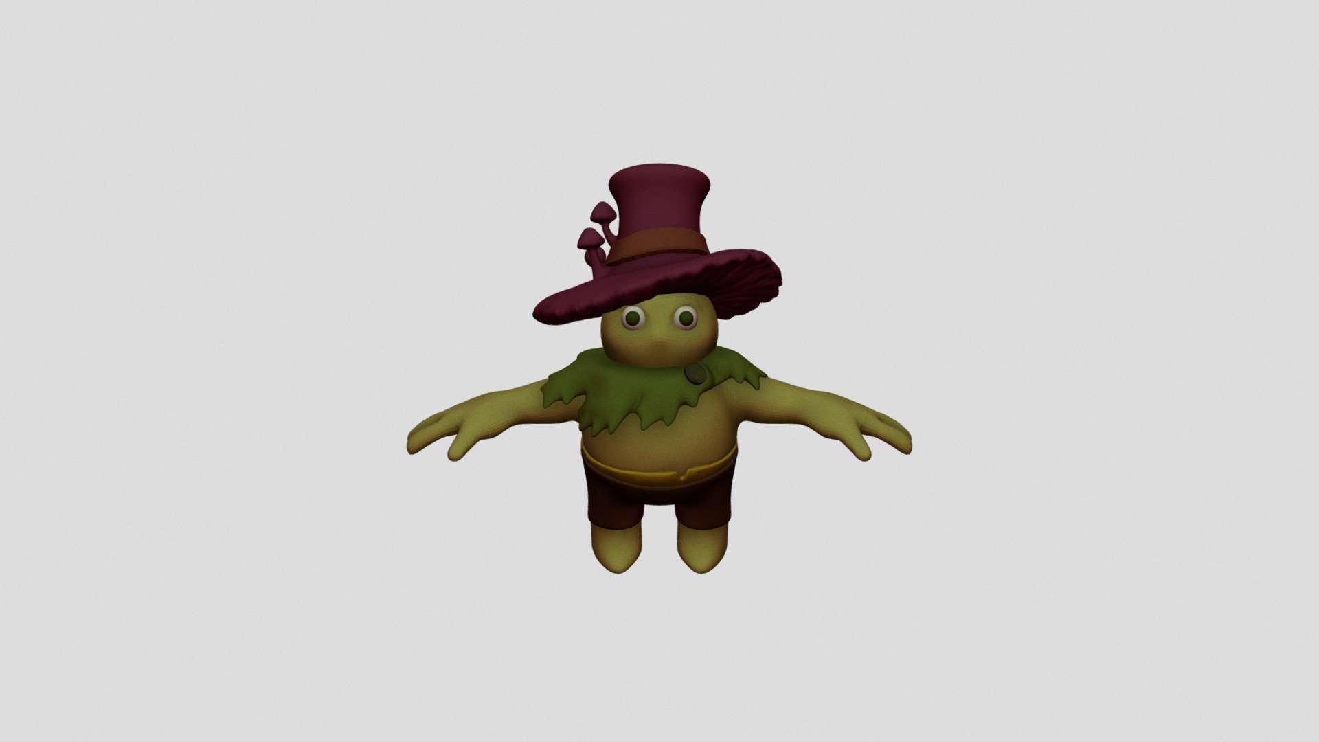 fungi guy - 3D model by michalinapasierbiewicz [ce56a9c] - Sketchfab
