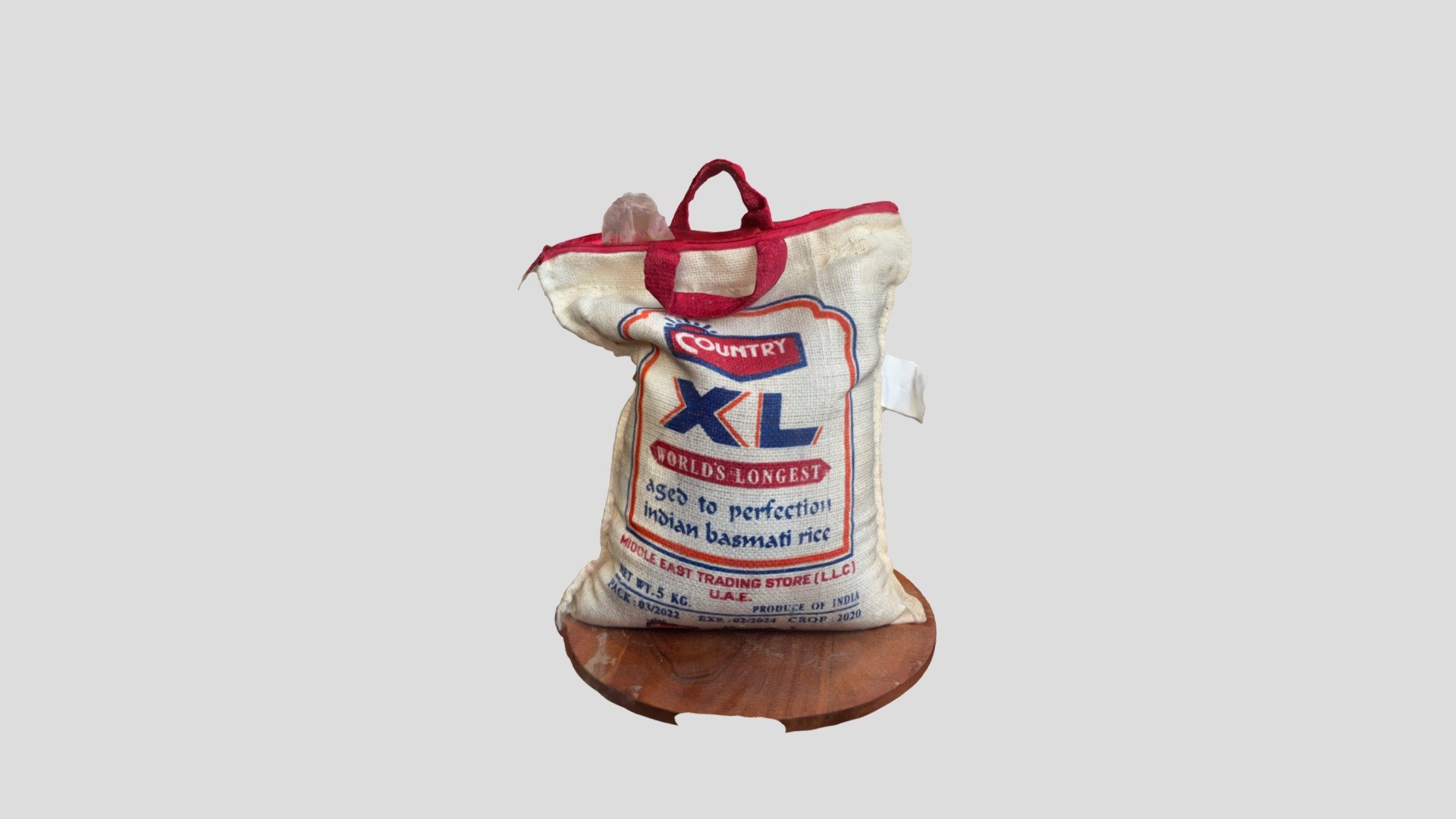 Sack of Arabic rice - Buy Royalty Free 3D model by arabist [ce571fd ...