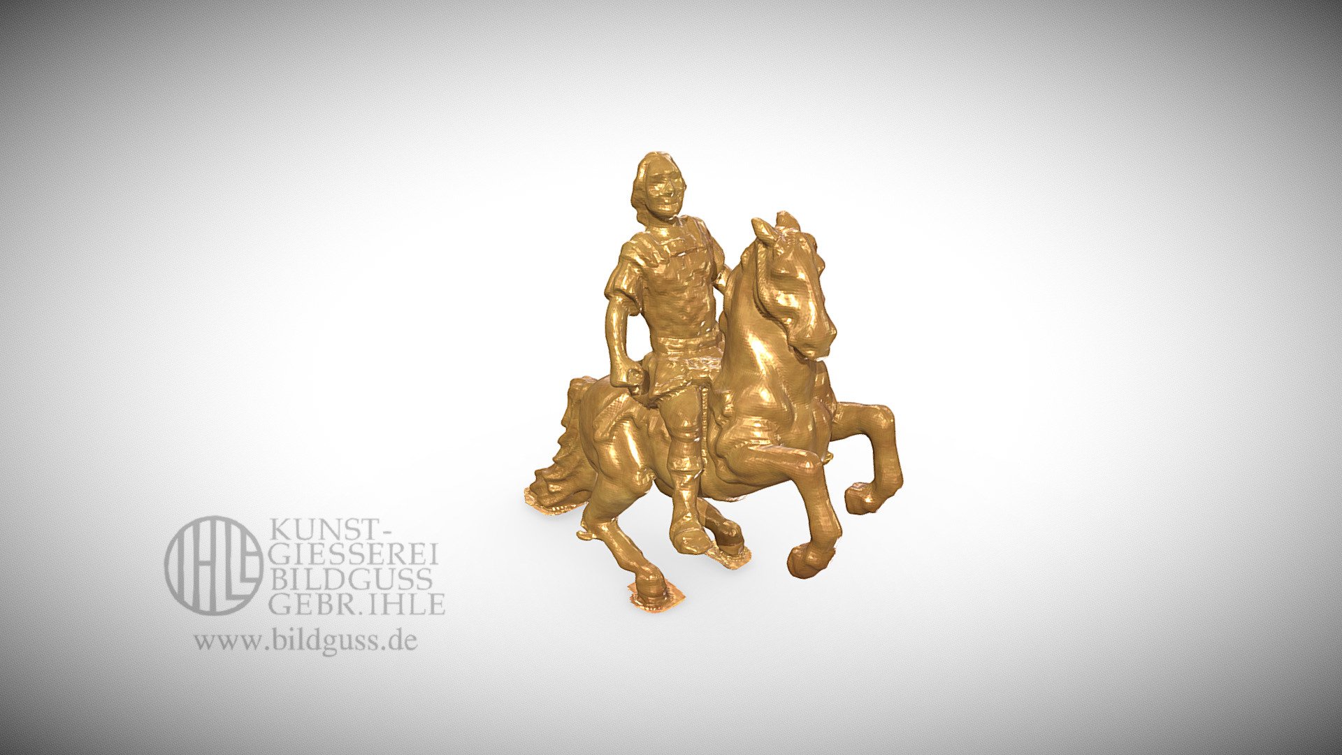 Goldener Reiter - Buy Royalty Free 3D model by gussbronze [ce5a434 ...