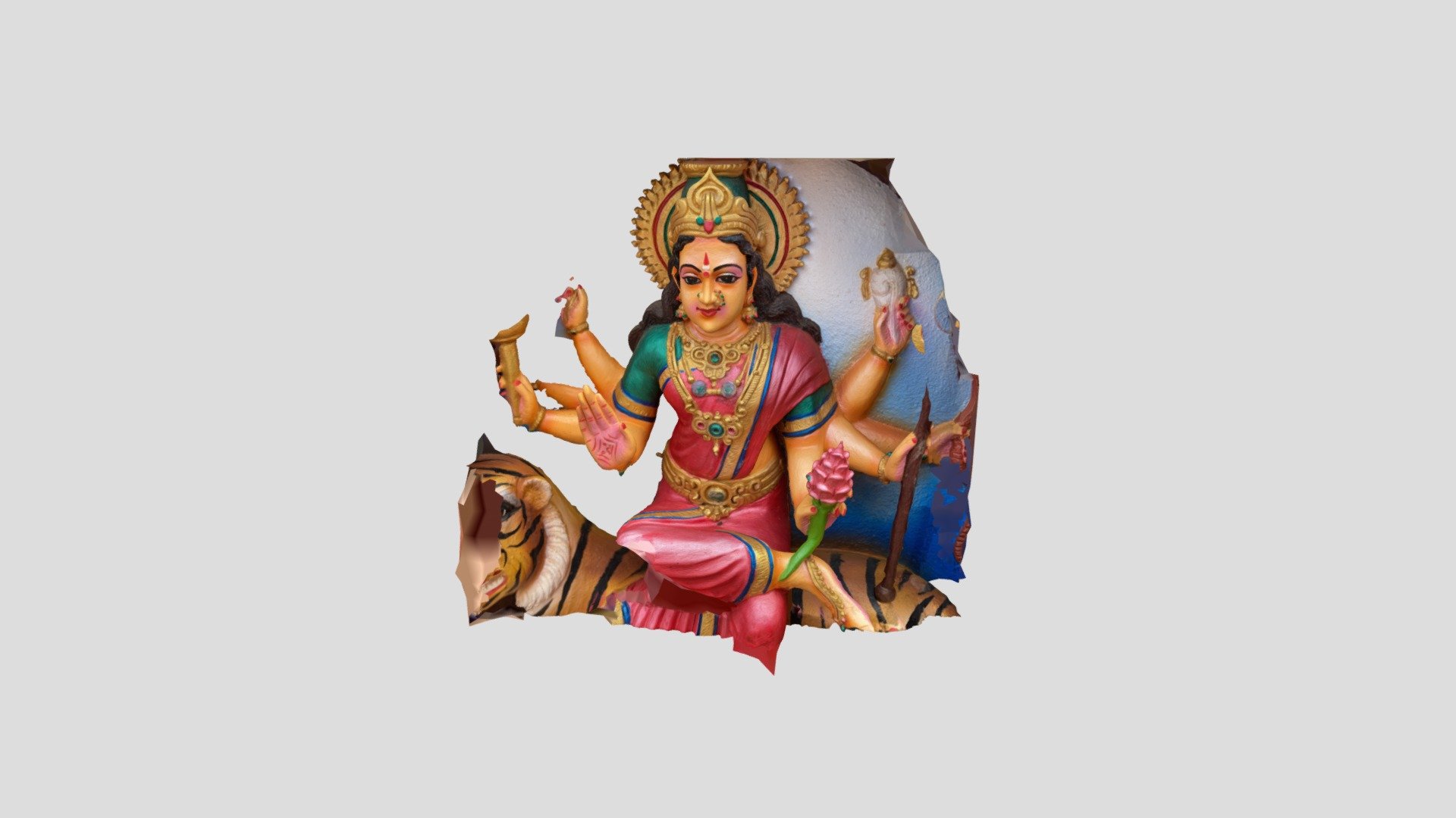 Durga - Download Free 3D model by satishy [ce5b055] - Sketchfab