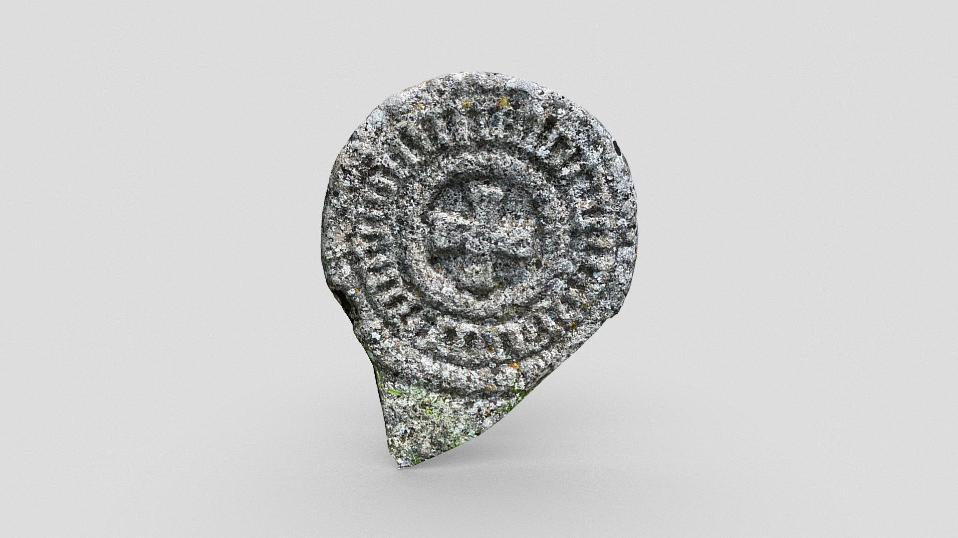 XVI century Knights Templar tombstone (1) - Download Free 3D model by ...