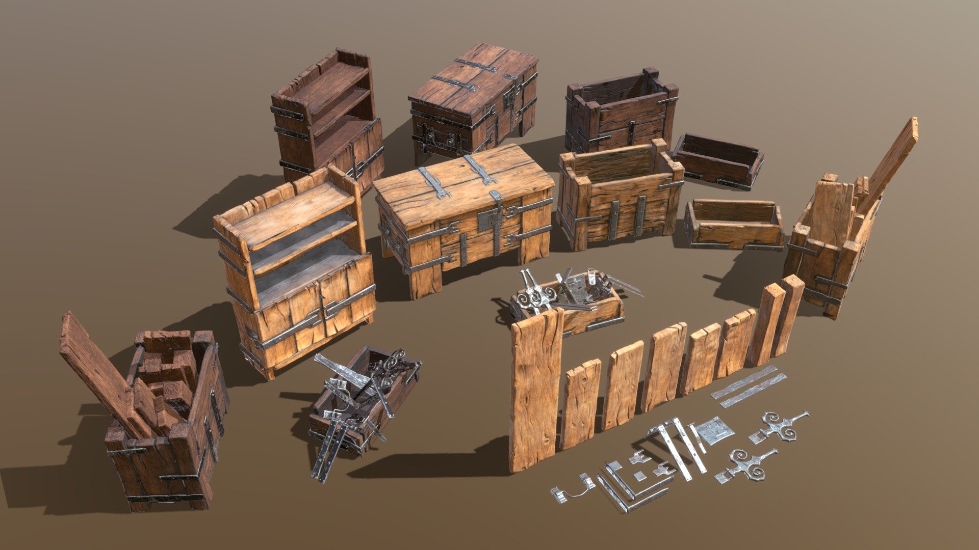 Carpenter Modular Set - Buy Royalty Free 3D model by Ammonite ...