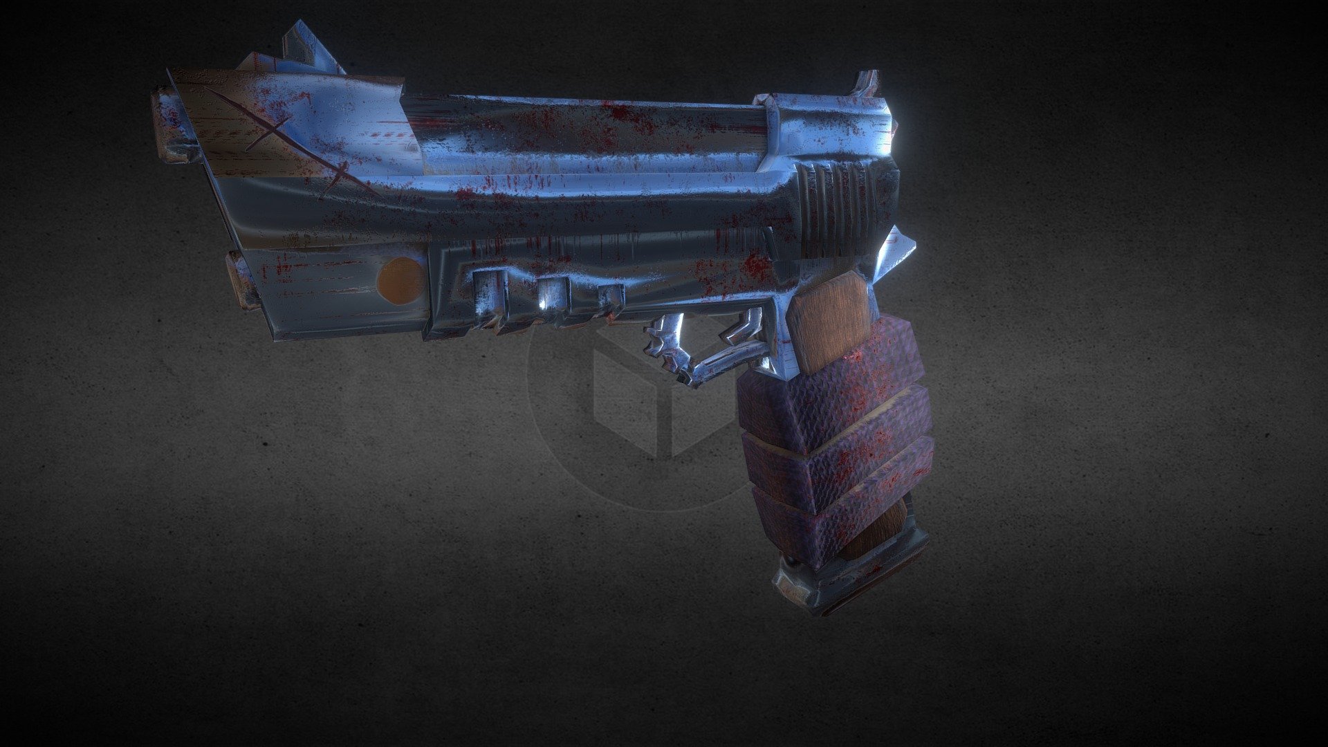 Low poly gun - 3D model by Gerardferri [ce60296] - Sketchfab