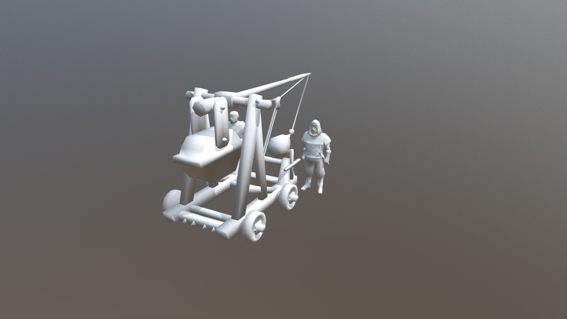 Trebuchet (Medieval) - 3D model by Voganart (@bigroguevogue) [ce6067a ...