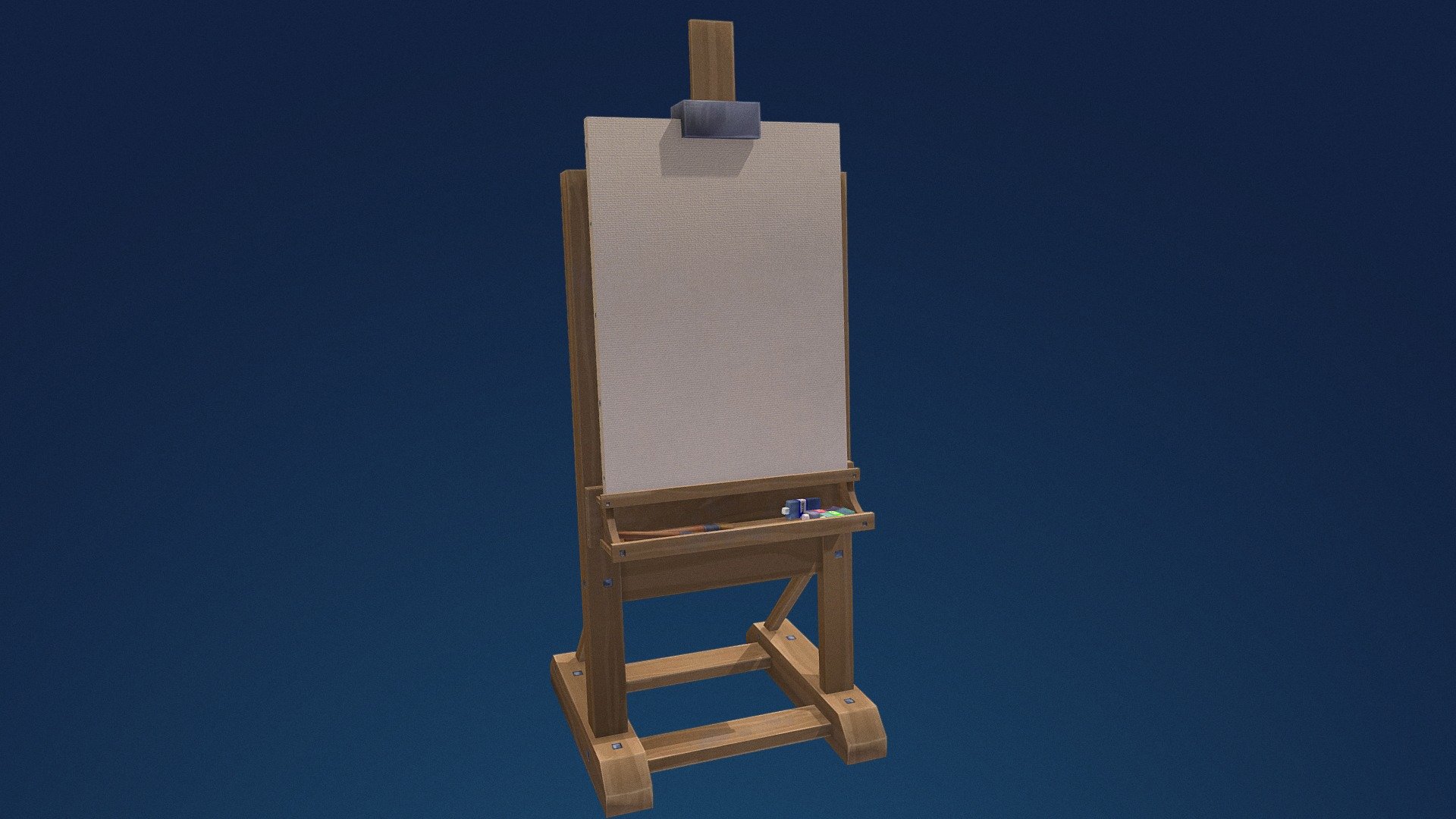 Easel - 3D model by Phlo (@PhloArt) [ce6109d] - Sketchfab