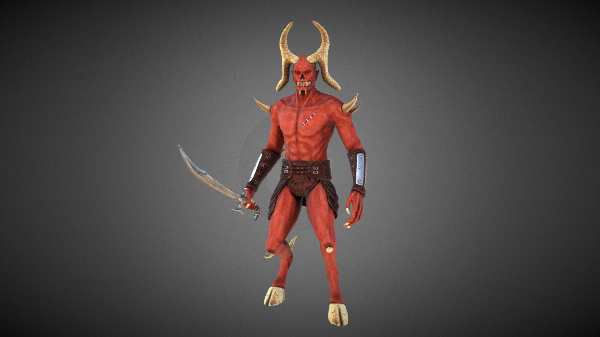 Demon Soldier - 3D model by Georg112 [ce62d30] - Sketchfab
