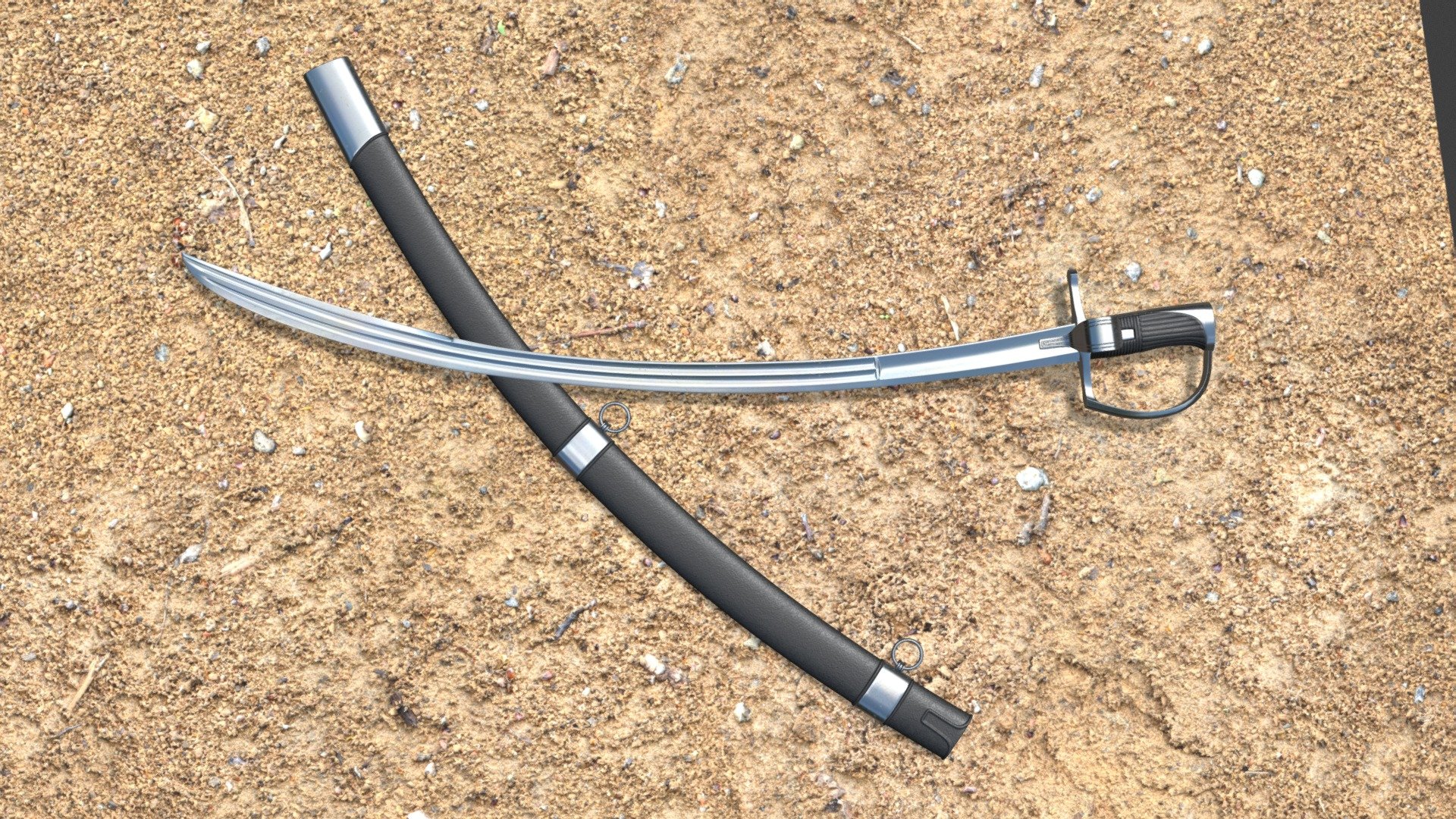 Polish Saber with Double & Single Fullers - Download Free 3D model by leeeck [ce62da2] - Sketchfab