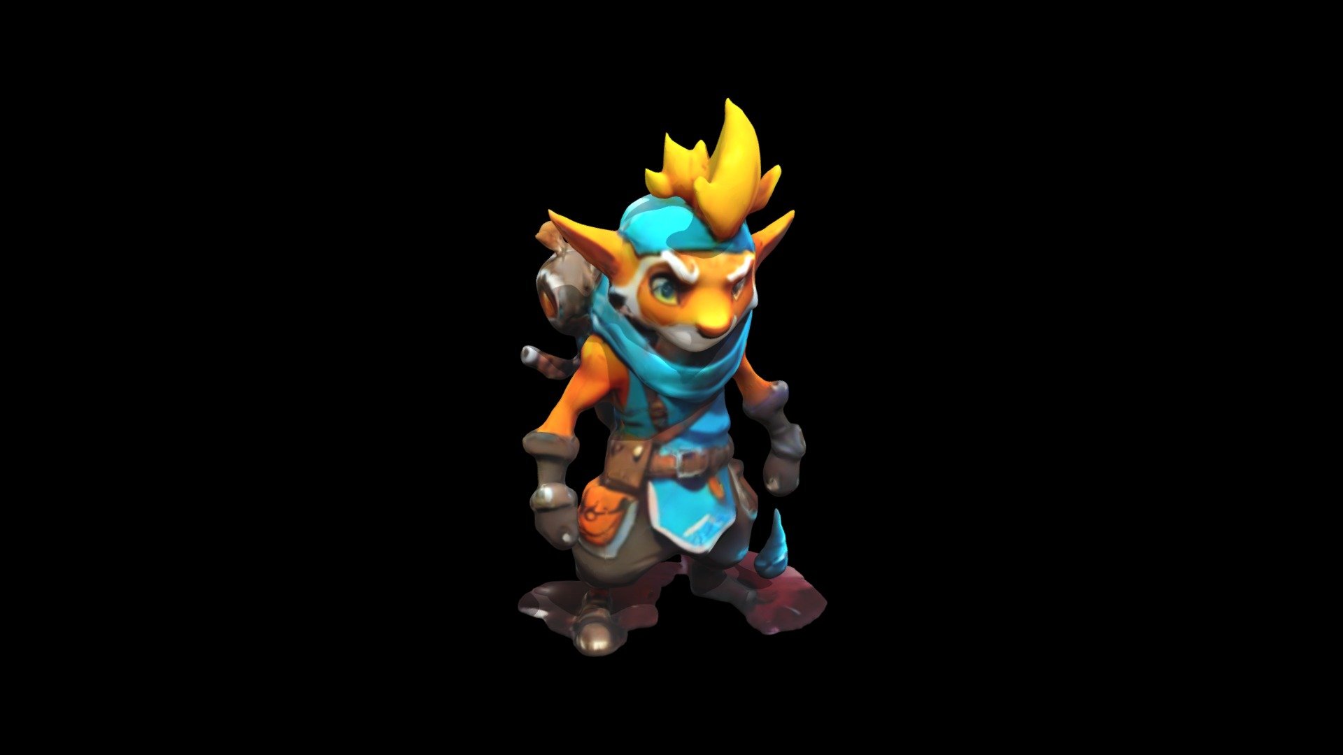 Anime character Red Fox - Download Free 3D model by klrxyz [ce63bf5 ...