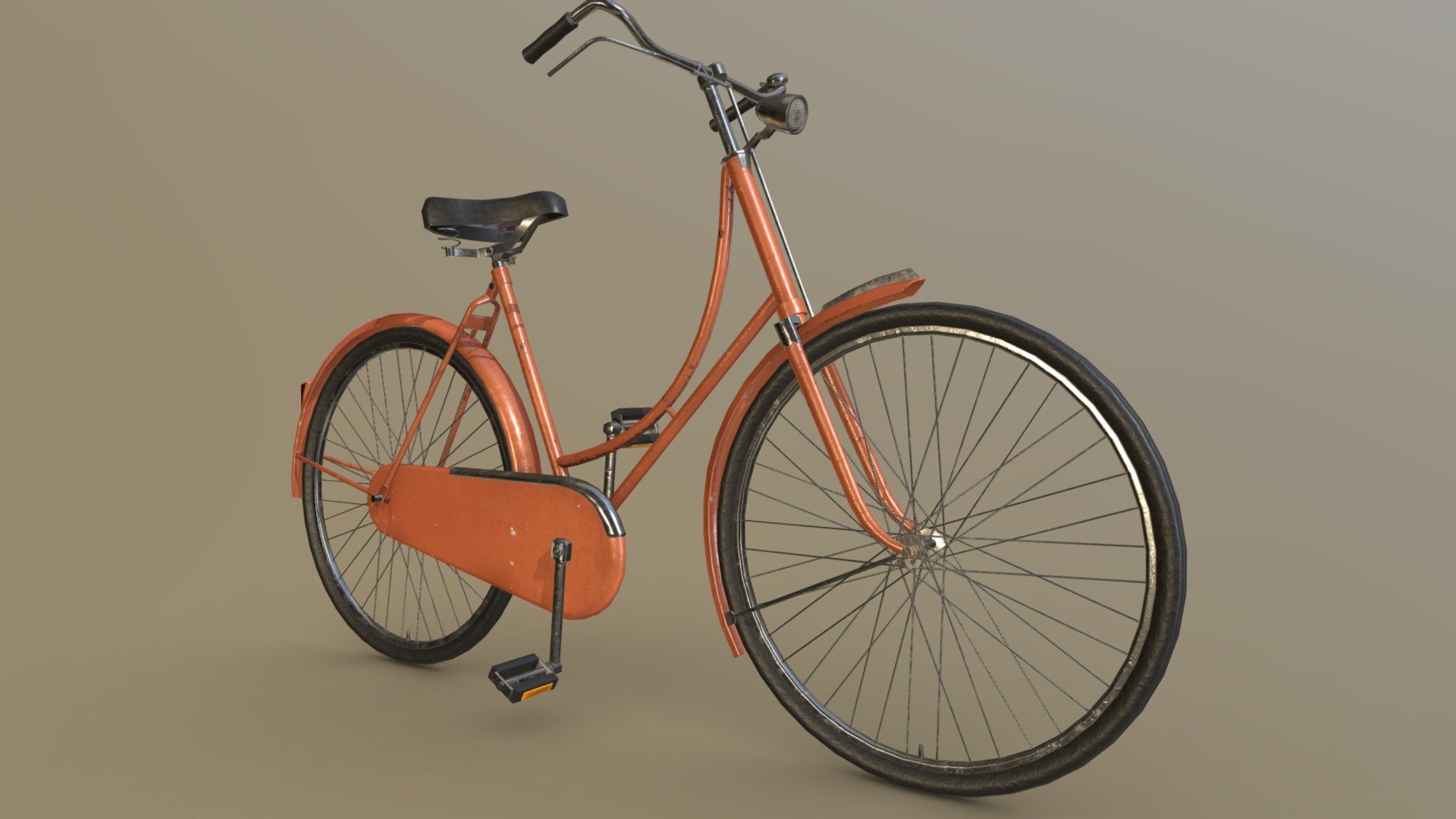 Bike, Dutch Bicycle - 3D model by SaschaHenrichs [ce64b49] - Sketchfab