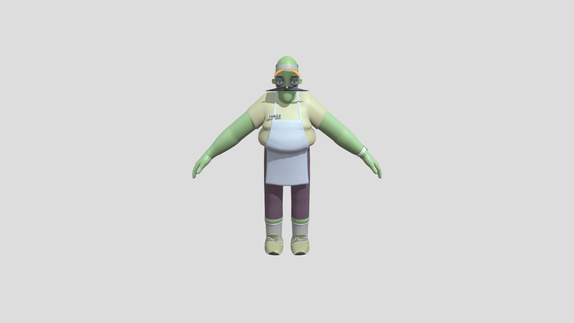 Baker - Janusz Hello Neighbor 3 Prototype 3 - Download Free 3D model by ...