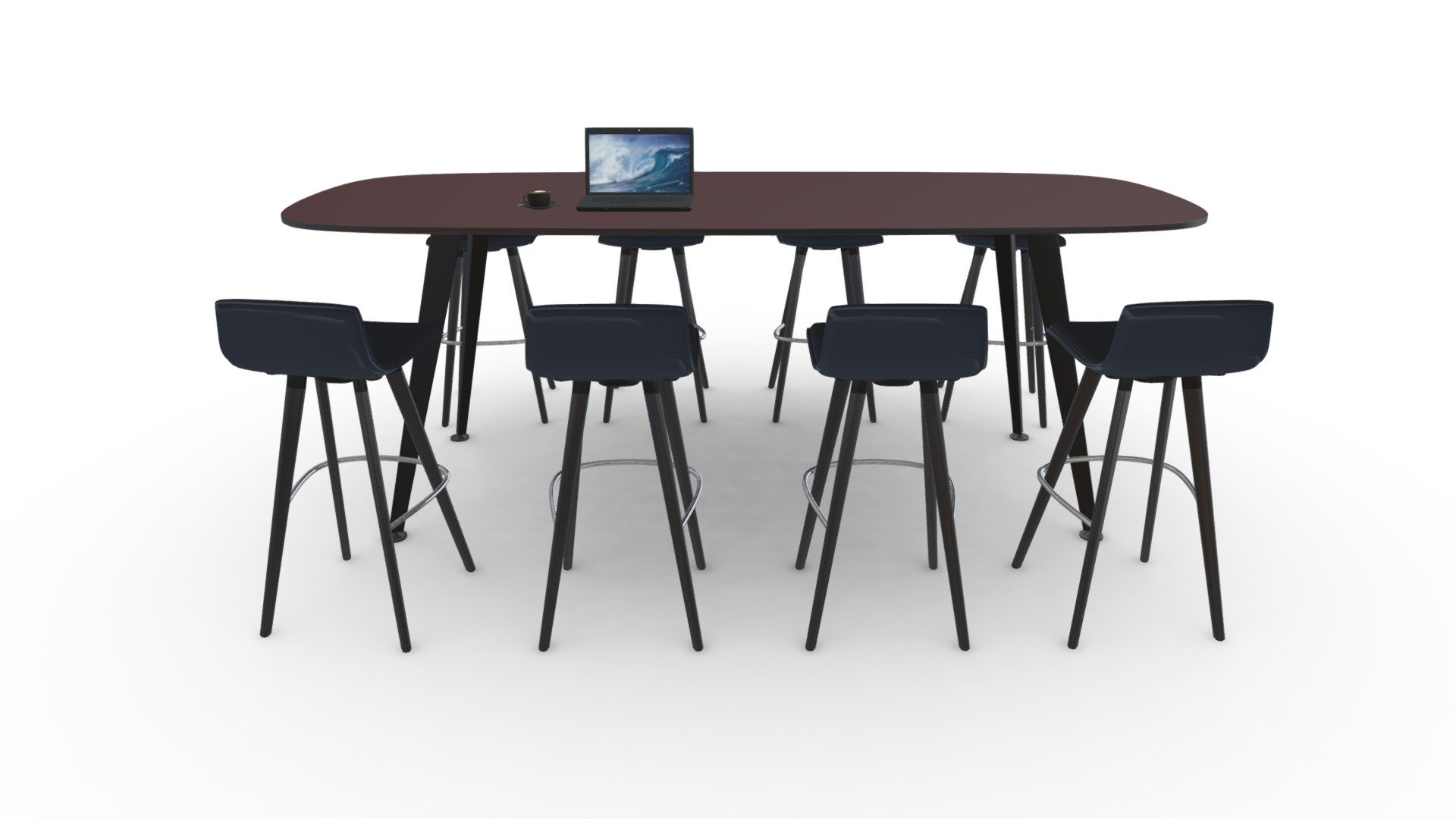 COMTA TABLE, UNI_VERSO BAR STOOL - 3D model by Nowy Styl (@nowystyl ...
