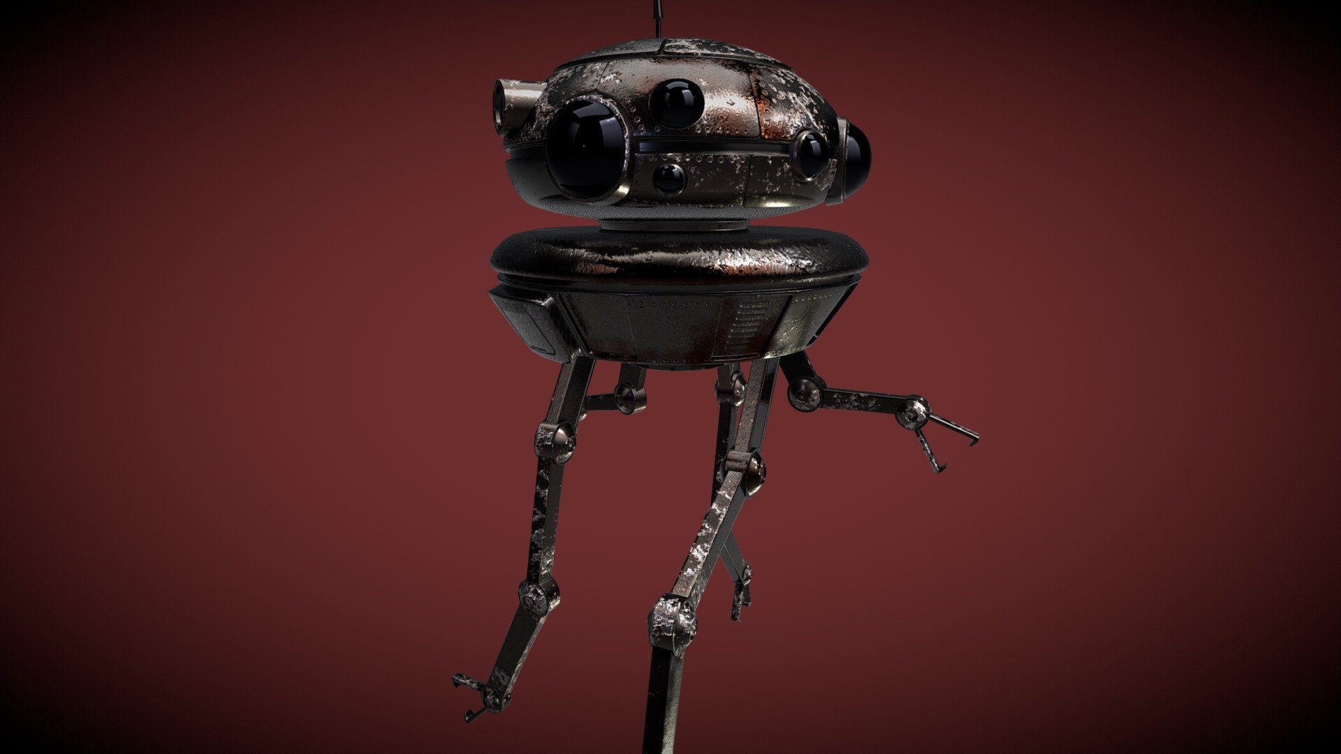 Droid Obscure DRK-1 - 3D model by batcheko [ce67351] - Sketchfab