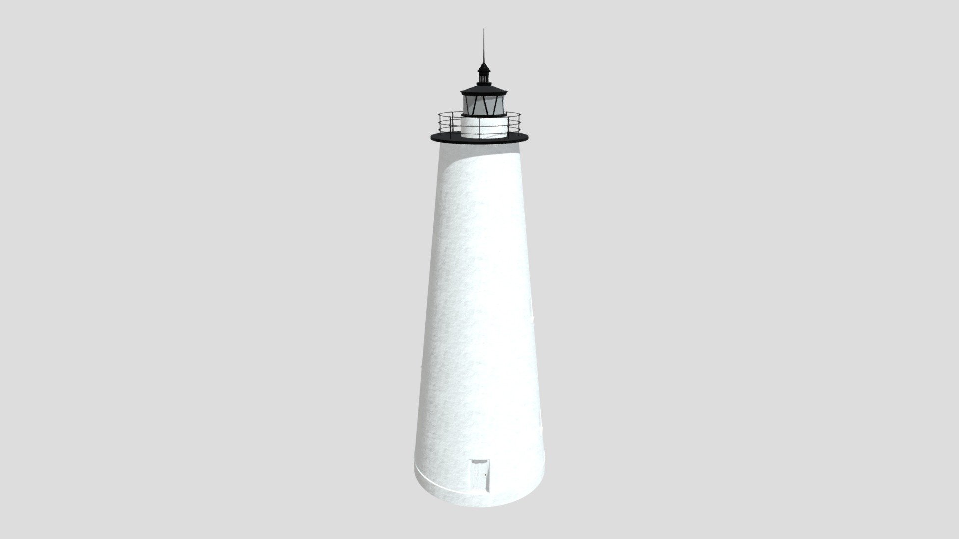 Ocracoke Lighthouse - Download Free 3D model by miketedeschi [ce676d6] - Sketchfab