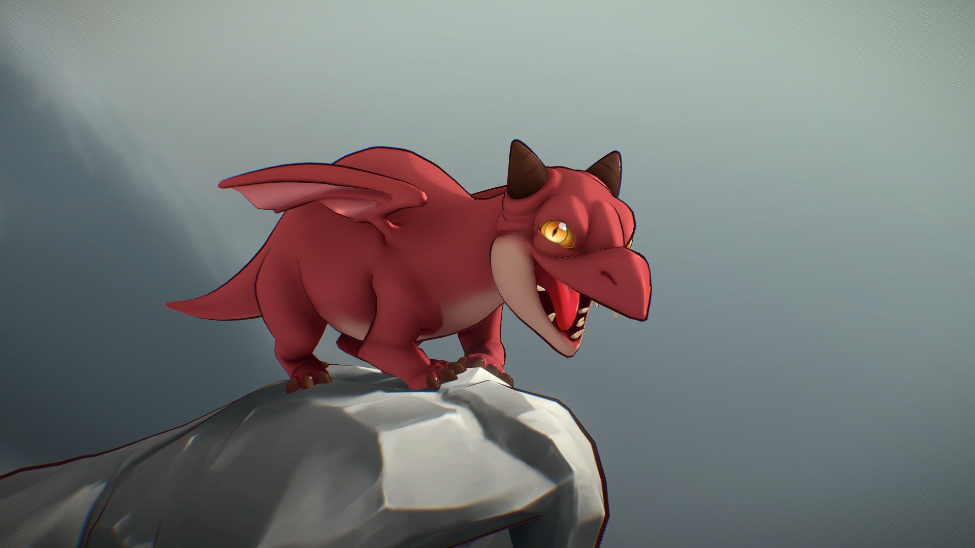 Little dragon - 3D model by blupp [ce67749] - Sketchfab