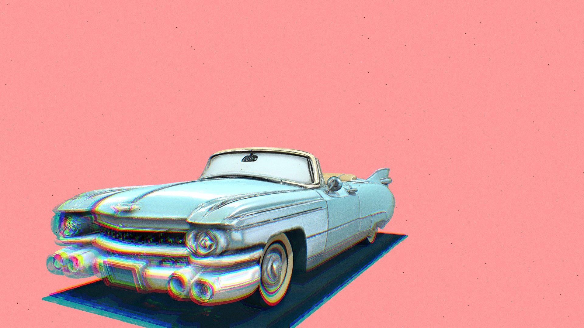 1962 Cuban Cadillac – Cel-Shaded Classic - Download Free 3D model by ...