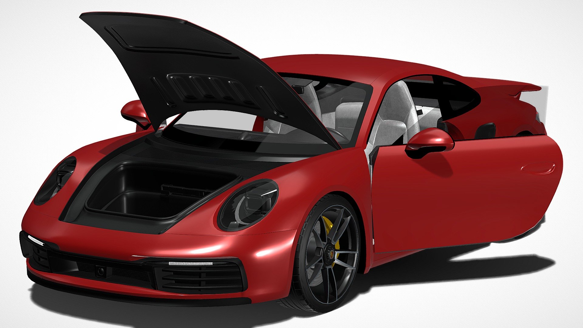 Porsche 911 Turbo S 2021 - Buy Royalty Free 3D model by NLM (@NLM-Group ...
