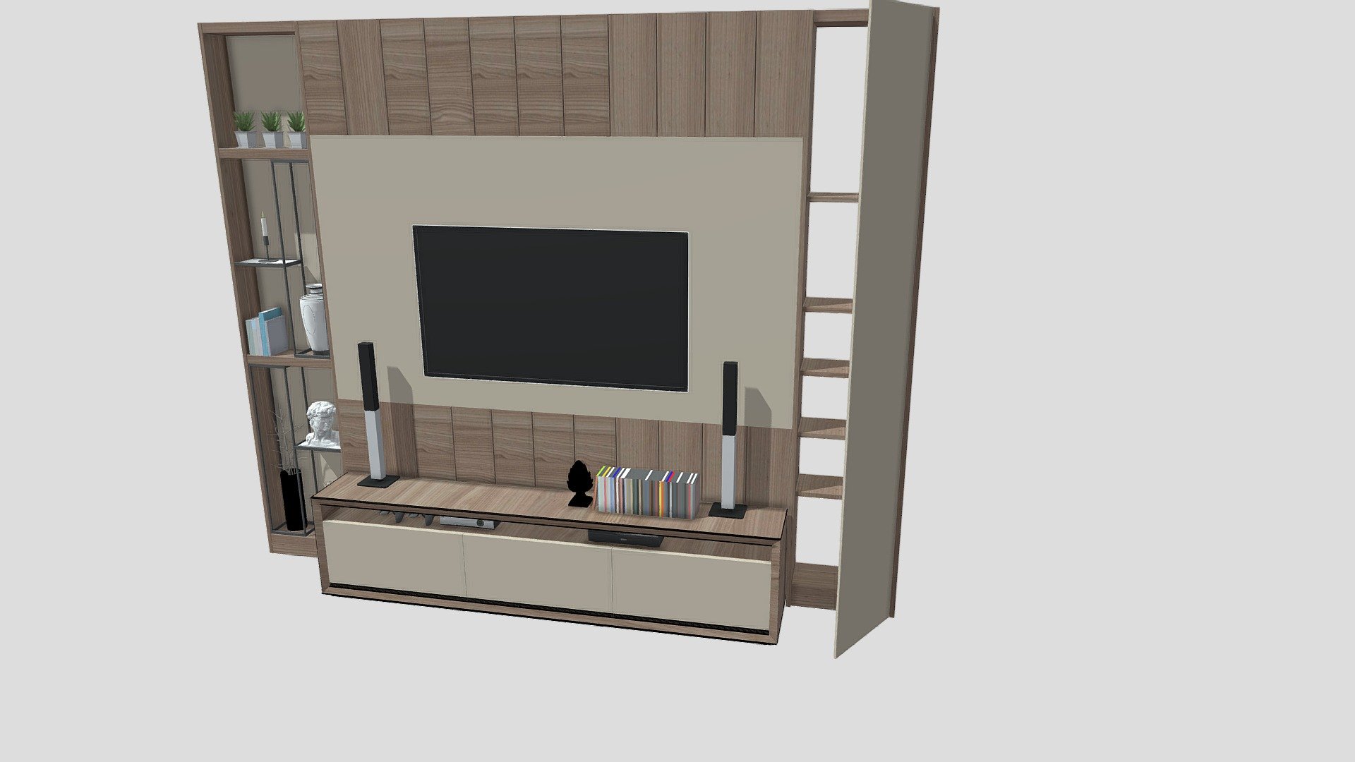 SALA TV - 3D model by lourencojessica [ce682de] - Sketchfab