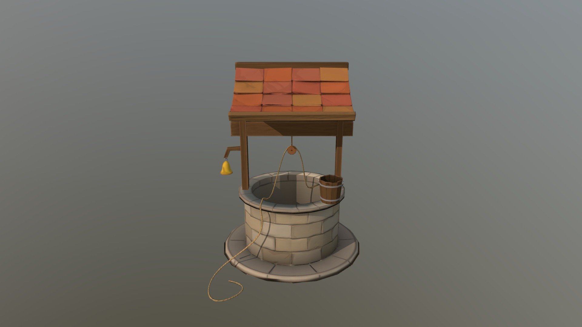 Cottagecore Well - 3D model by _qleico [ce6c076] - Sketchfab