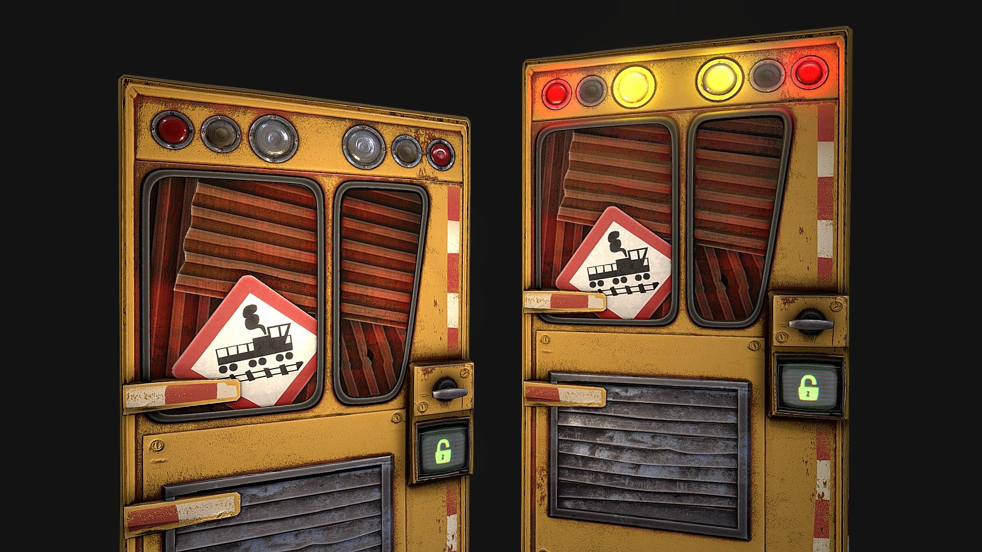 Work Cart Door | RUST SKIN | 🚂 - 3D model by MattMakesSwords ...