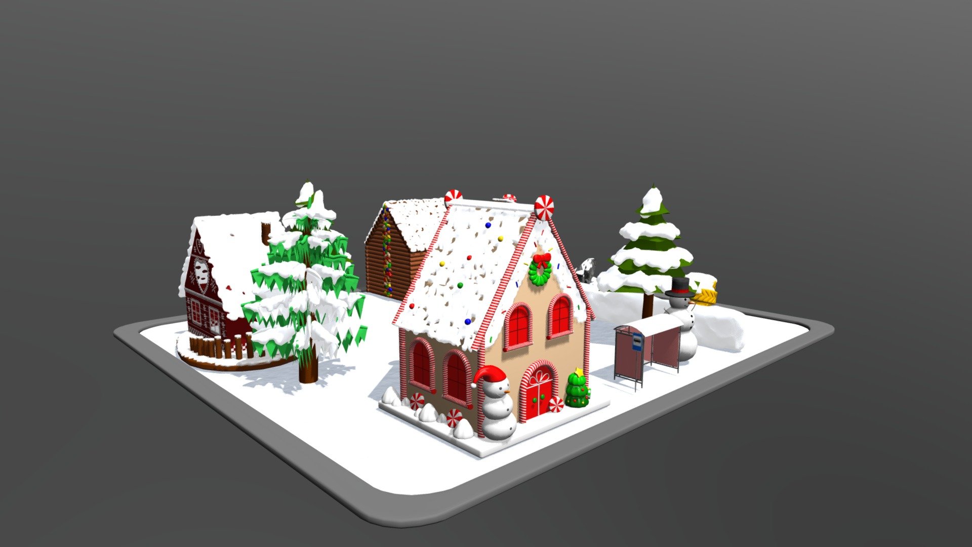 Snow Map - 3D model by hoangyenbk2610 [ce6c961] - Sketchfab