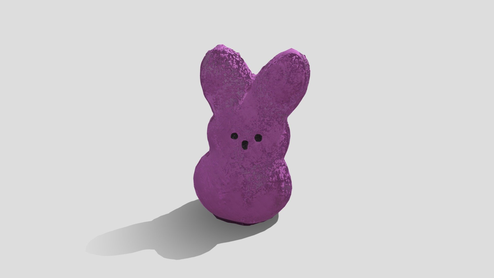 Pink Peep Plushie Bunny - 3D model by titi.ek [ce6daca] - Sketchfab