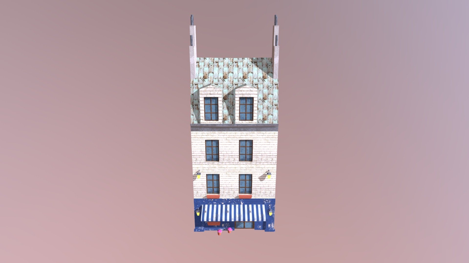 Paris Haussman House Mat - 3D model by Xando [ce6e81f] - Sketchfab