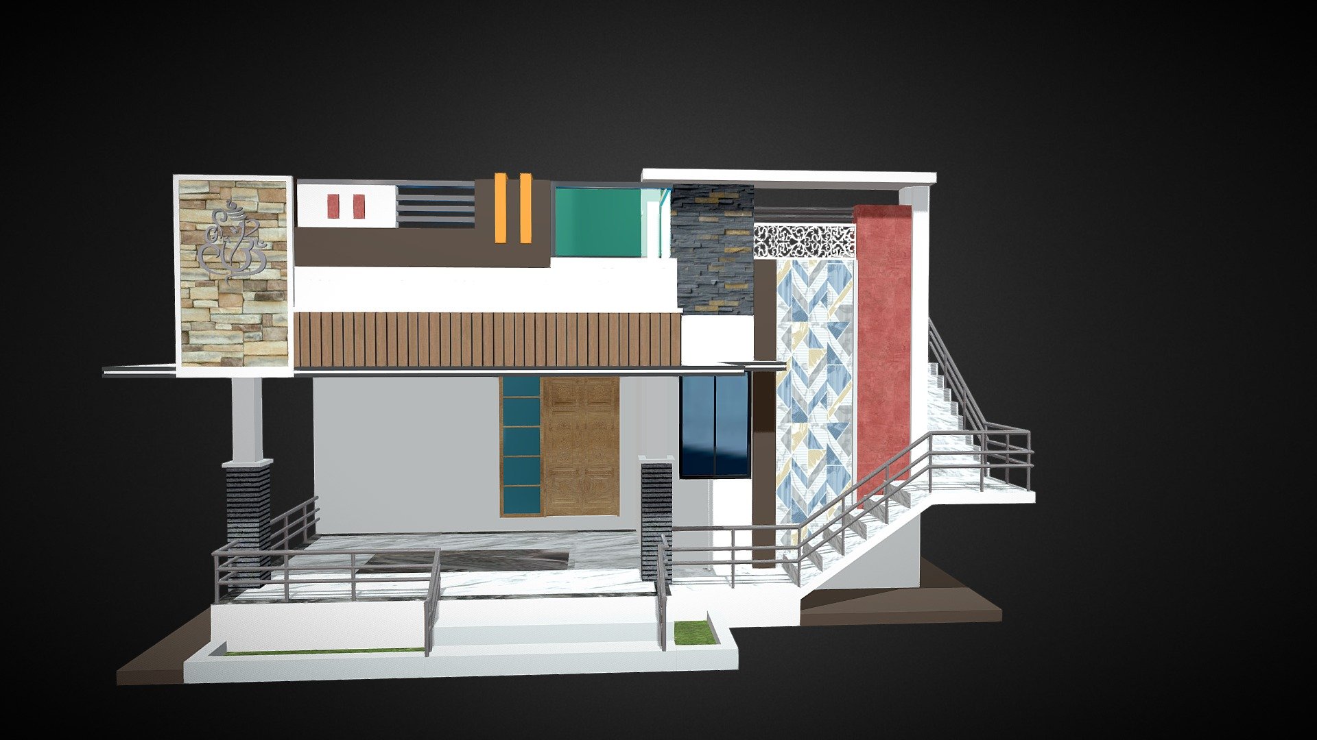2024_Elev - 3D model by Gulothungan.Architect (@gulo.arch) [ce6f3e0 ...