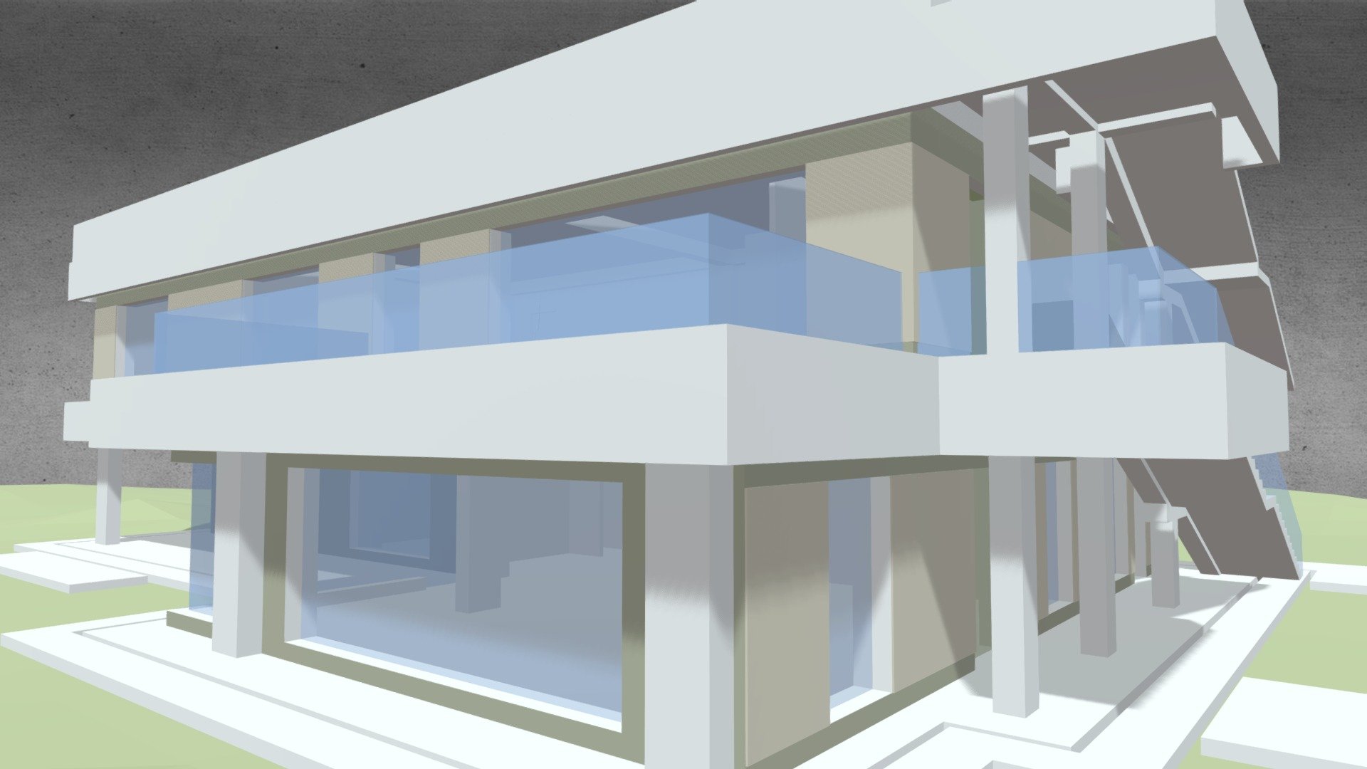 House-P a - 3D model by archigitale [ce70554] - Sketchfab