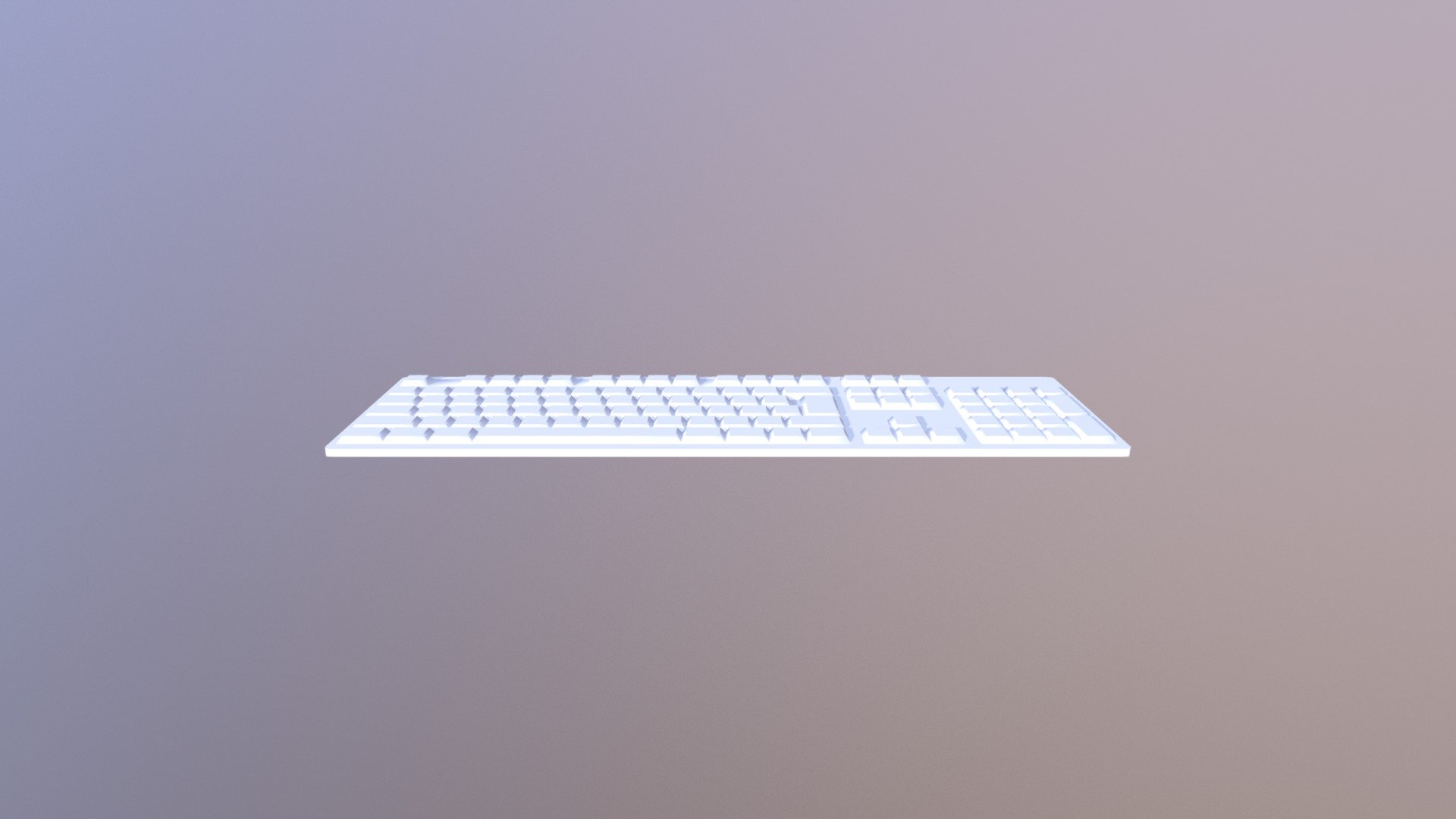 Keyboard - 3D model by Malcolm Ferguson (@BigMac90) [ce70ae1] - Sketchfab