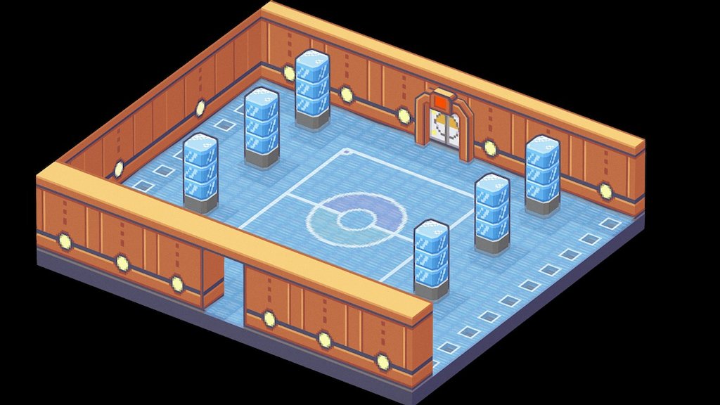 Pokemon FRLG - Lorelei's Arena - Download Free 3D model by Wesai ...