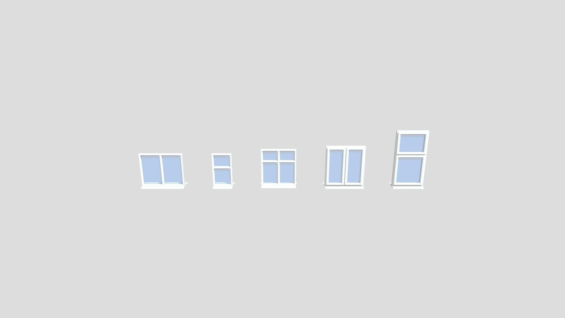 Spectus Casement Window – Bevelled - Double Comb - 3D model by bimstore ...