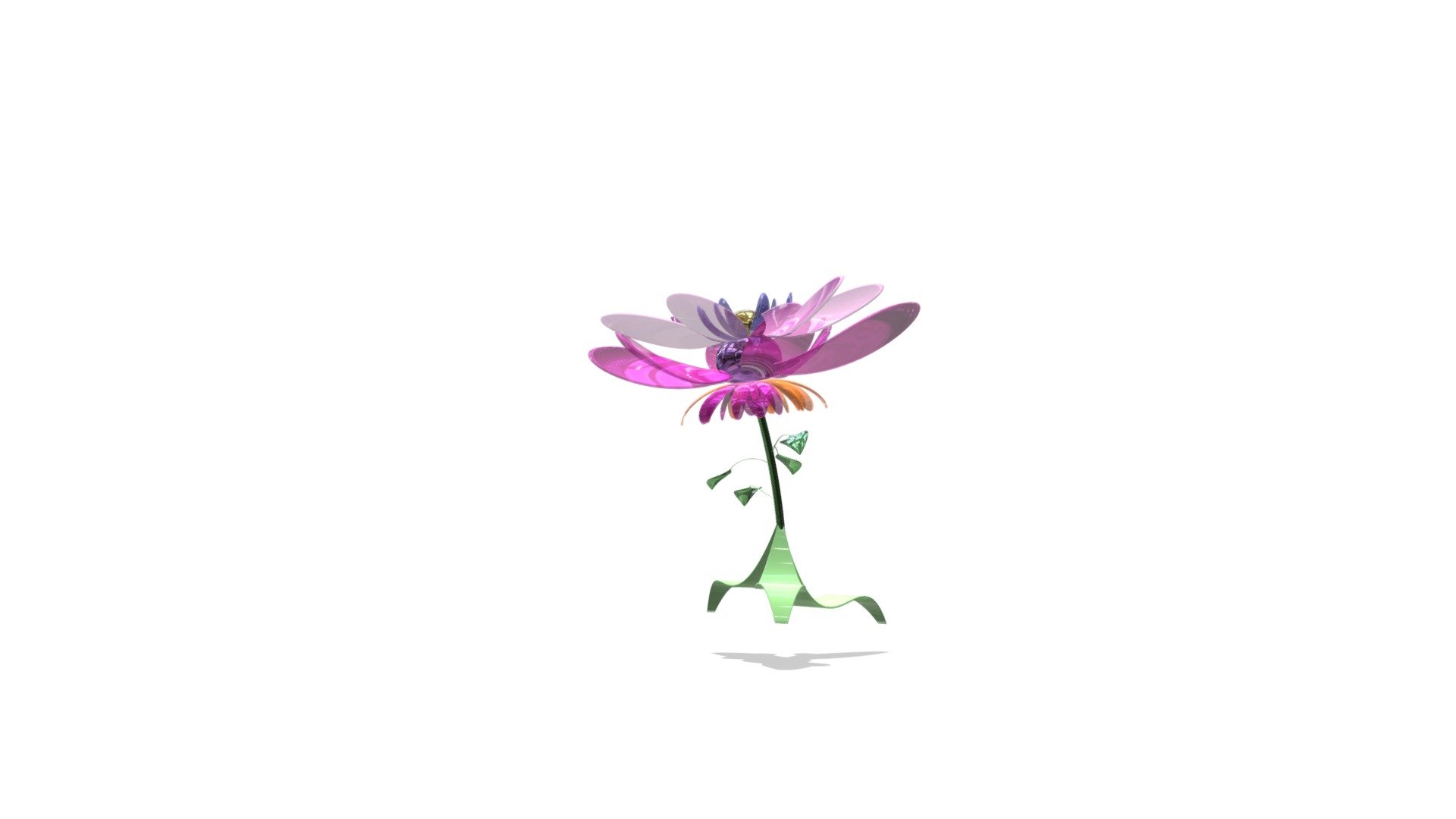 FLOWER POWER - 3D model by poweredbywind [ce76e8c] - Sketchfab