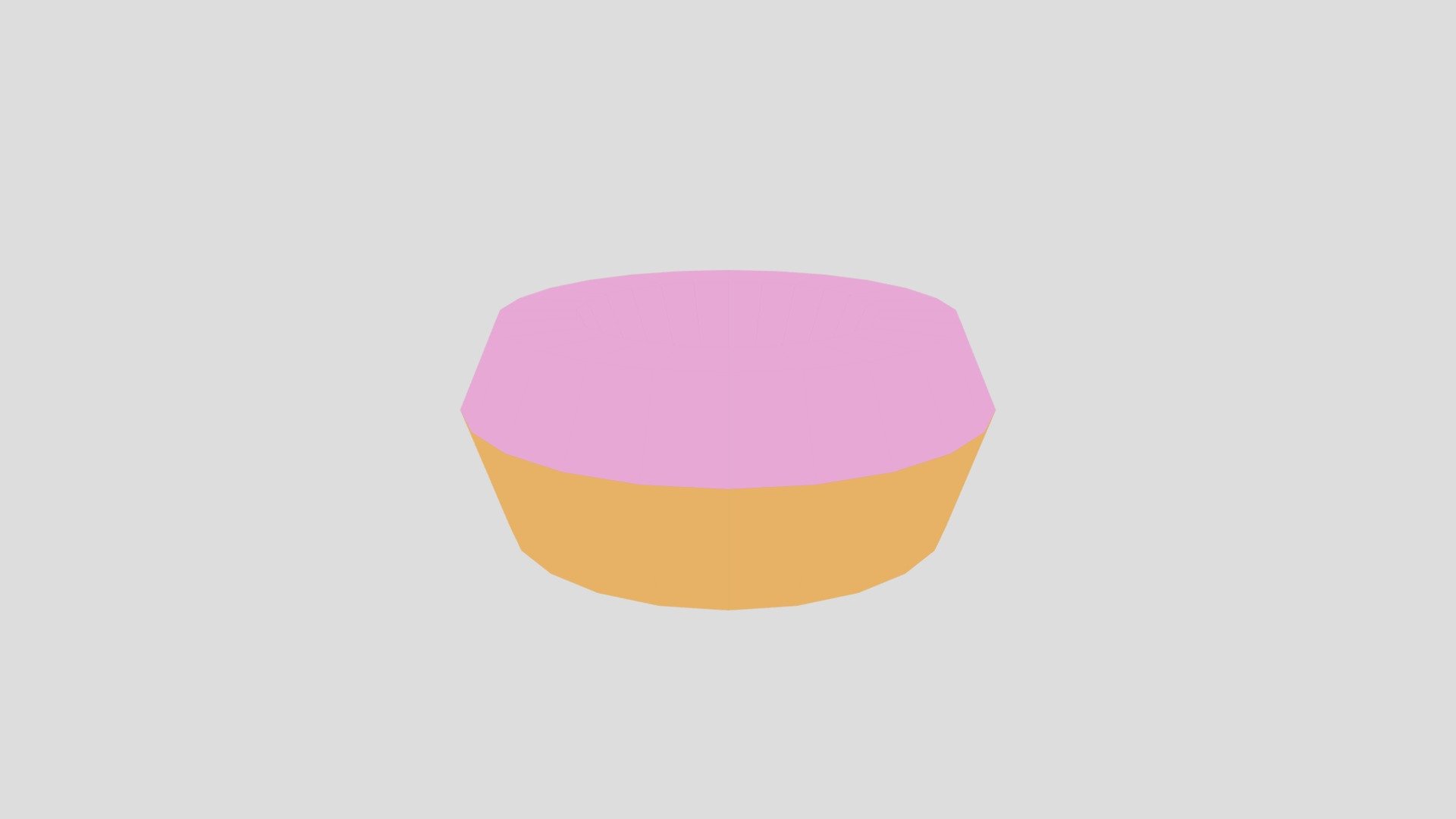 Low Poly Donut - 3D model by Misfit_Games [ce7708d] - Sketchfab