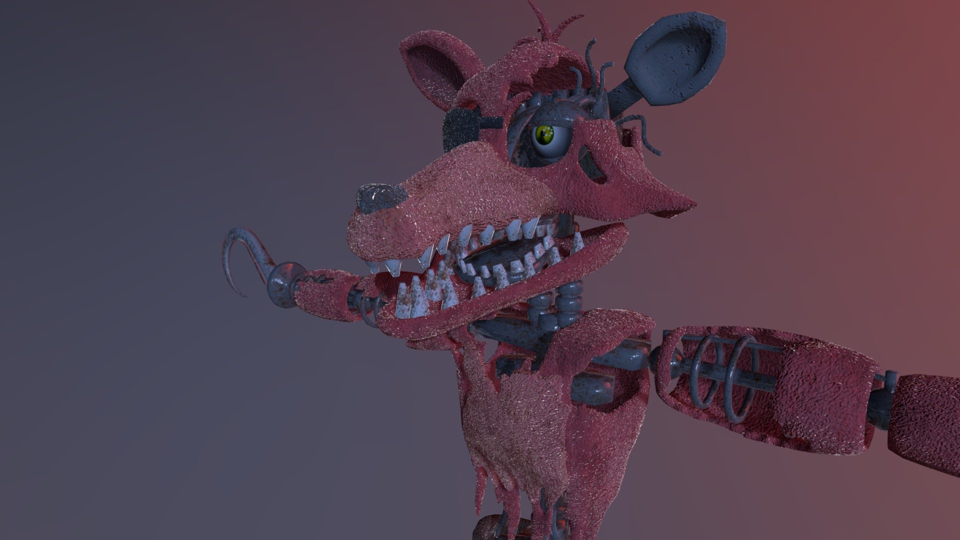 -withered-foxy - Download Free 3D model by 🩸Bloodmc🩸 (@Fazbearcool) [ce7713c] - Sketchfab