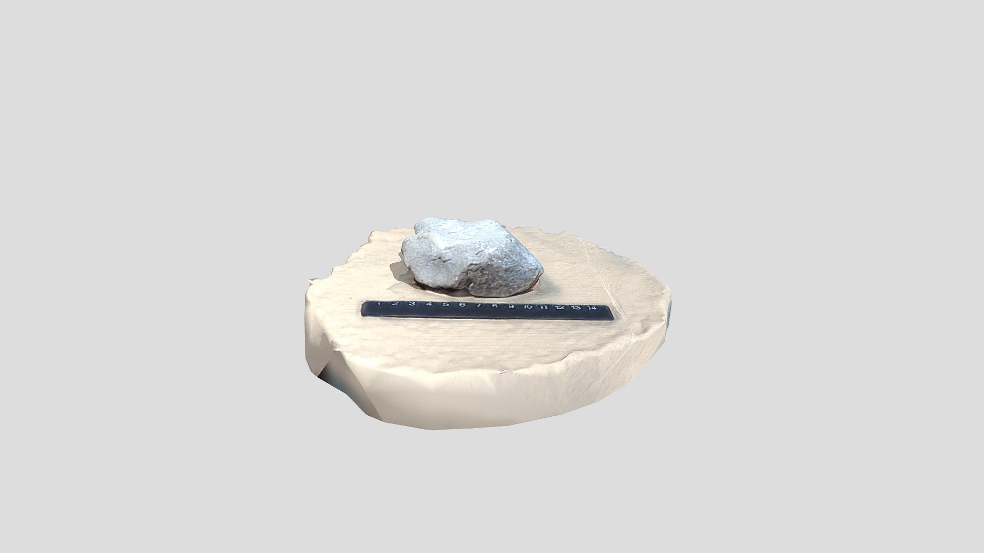 limestone sample scanned w/ added lightening - 3D model by roadexplorer ...