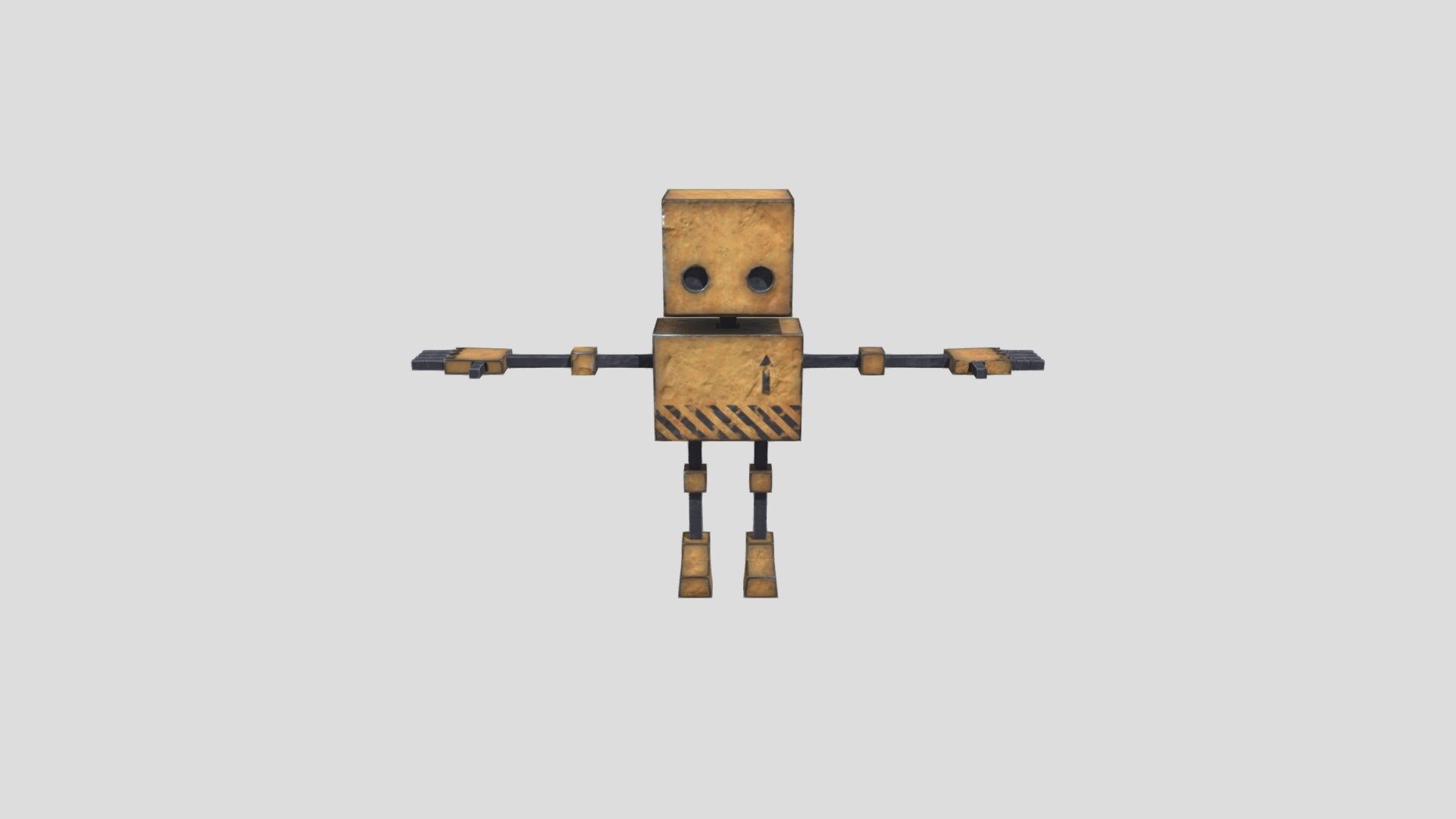 Fully Rigged Robot with 4K Texture - Download Free 3D model by ...